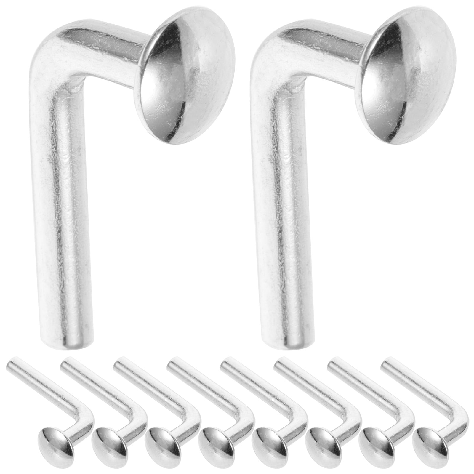 Worgeous 100pcs Drop Lock Pins Pallet Rack Clips Iron Safety Clip Bolts ...