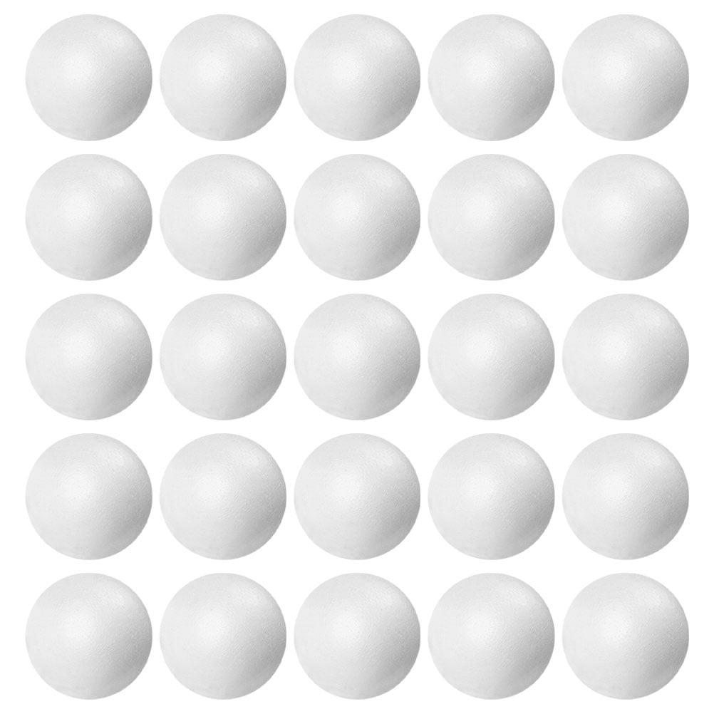 Worgeous 100pcs Foam Circle Large Foam Ball Round Foam Sphere Solar System Model Craft Foam Ball ...