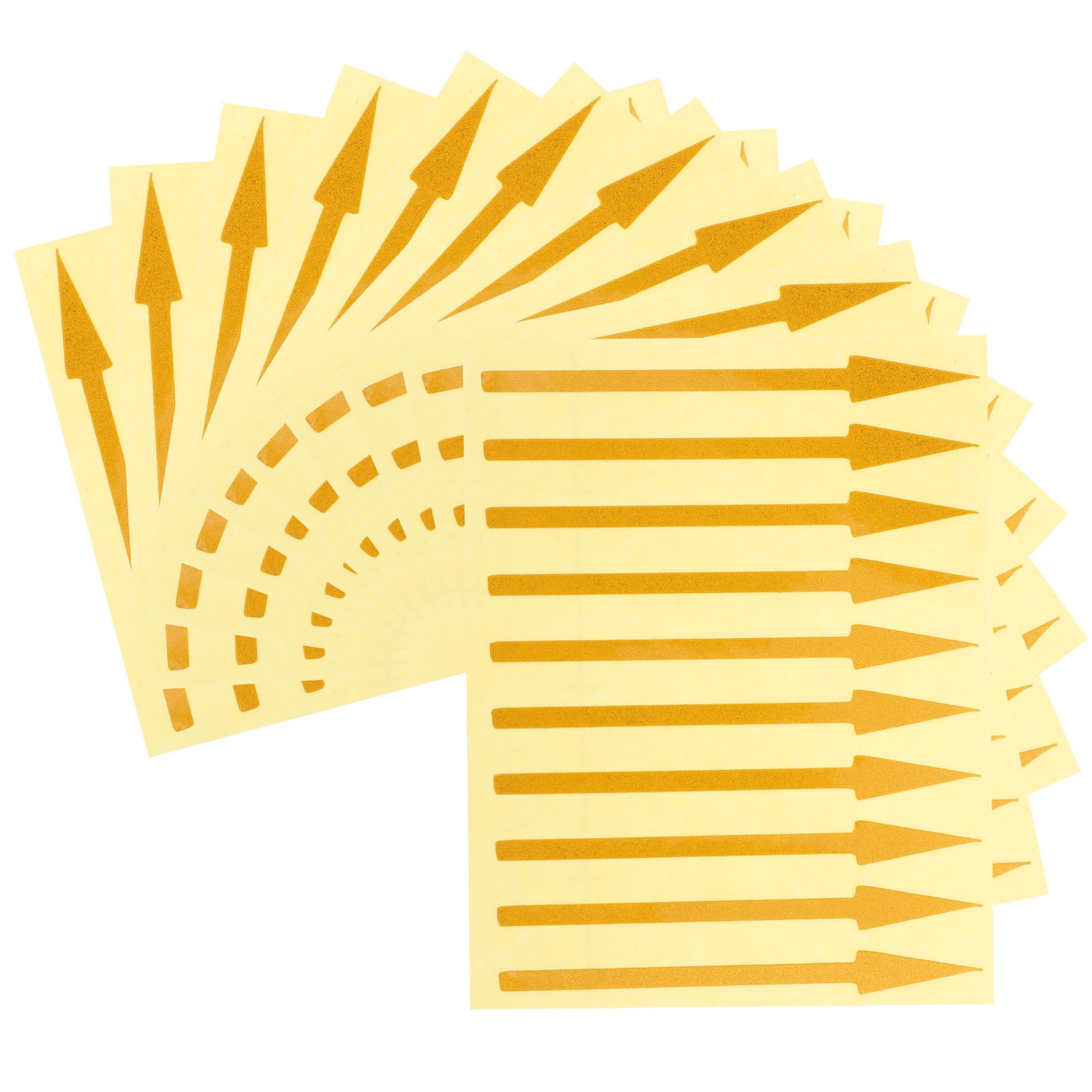 Worgeous 100pcs Instrument Arrow Plastic Stickers Instrument Panel ...