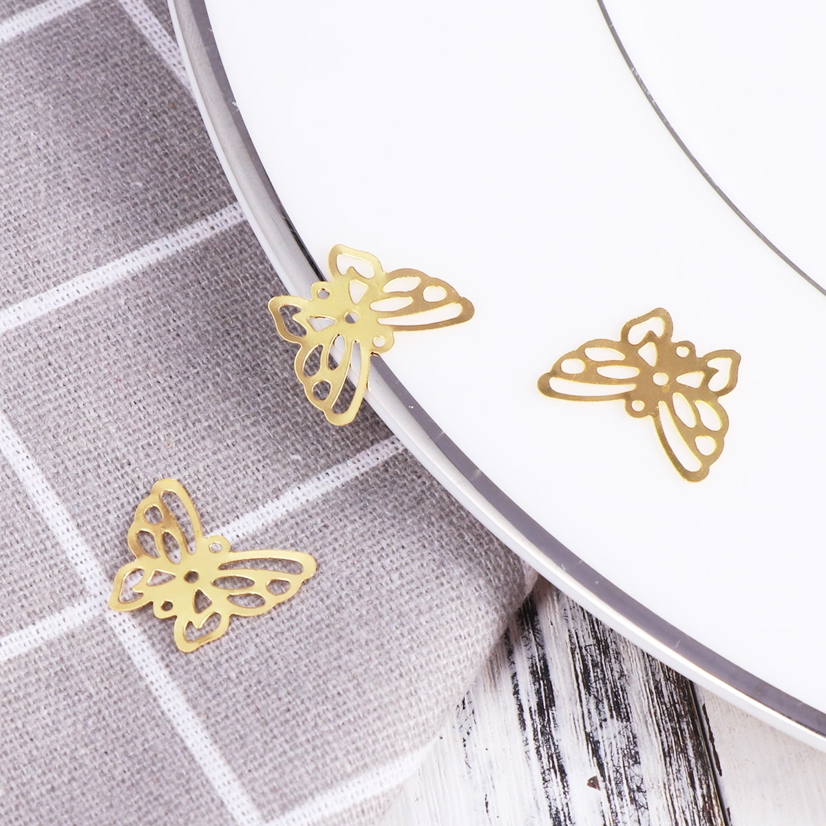 Worgeous 100pcs Little Metal Crafts Embellishment DIY Craft Ornament ...