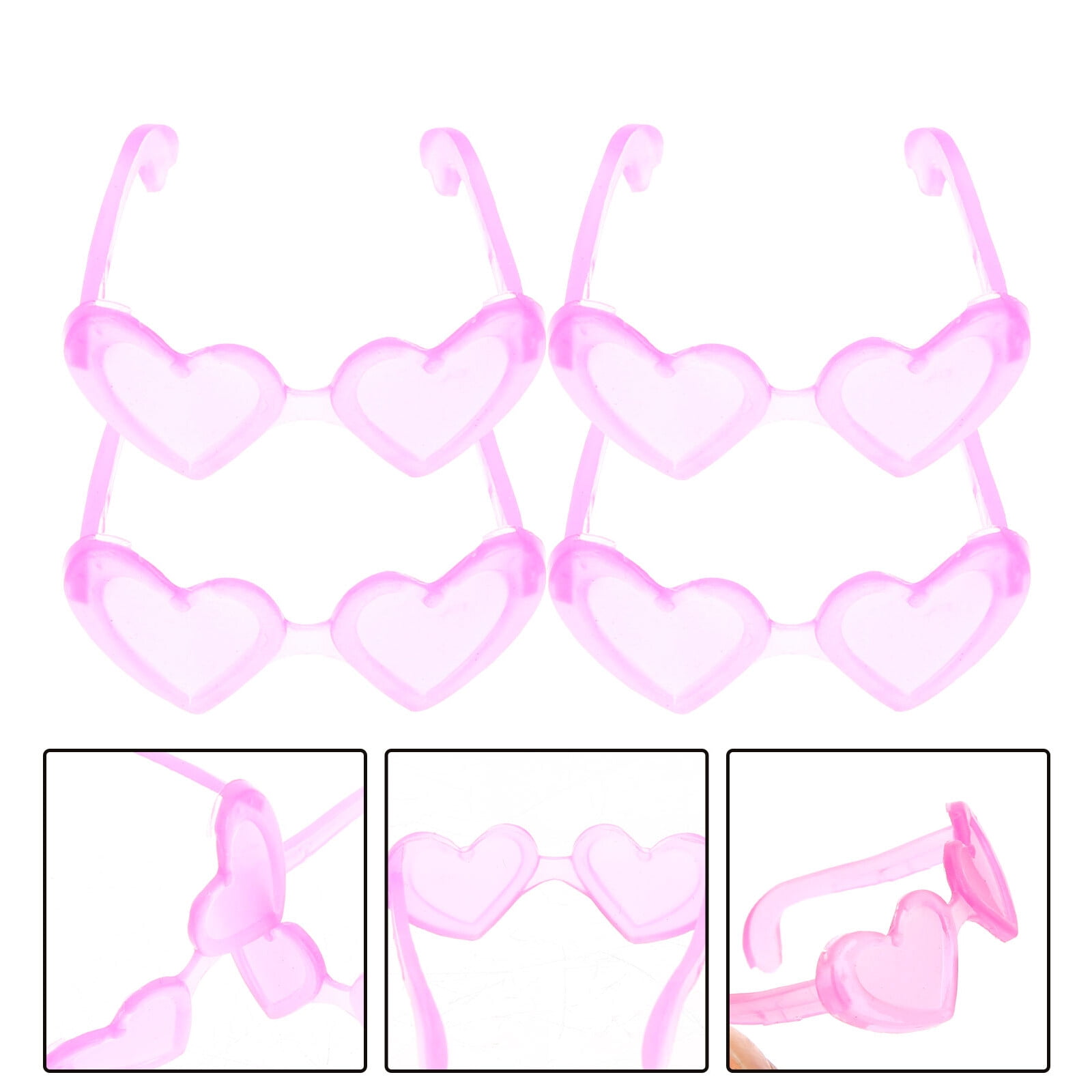 Worgeous 100pcs Lovely Doll Glasses Mini Eyeglass Props 1/6 Scale ...