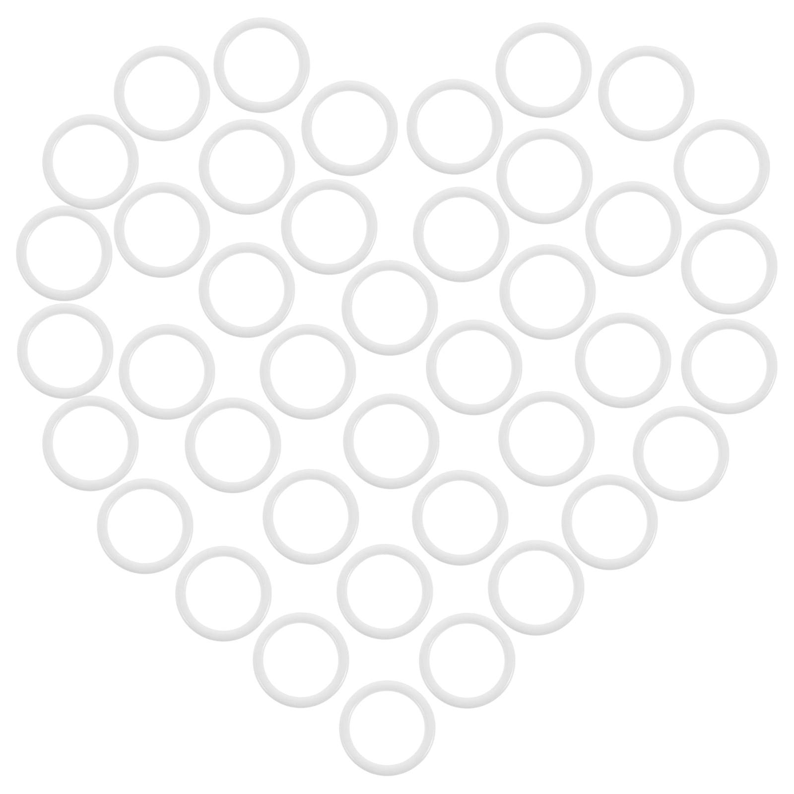 Worgeous 100pcs Metal Adjuster Rings and Sliders Set Metal Bra Strap ...