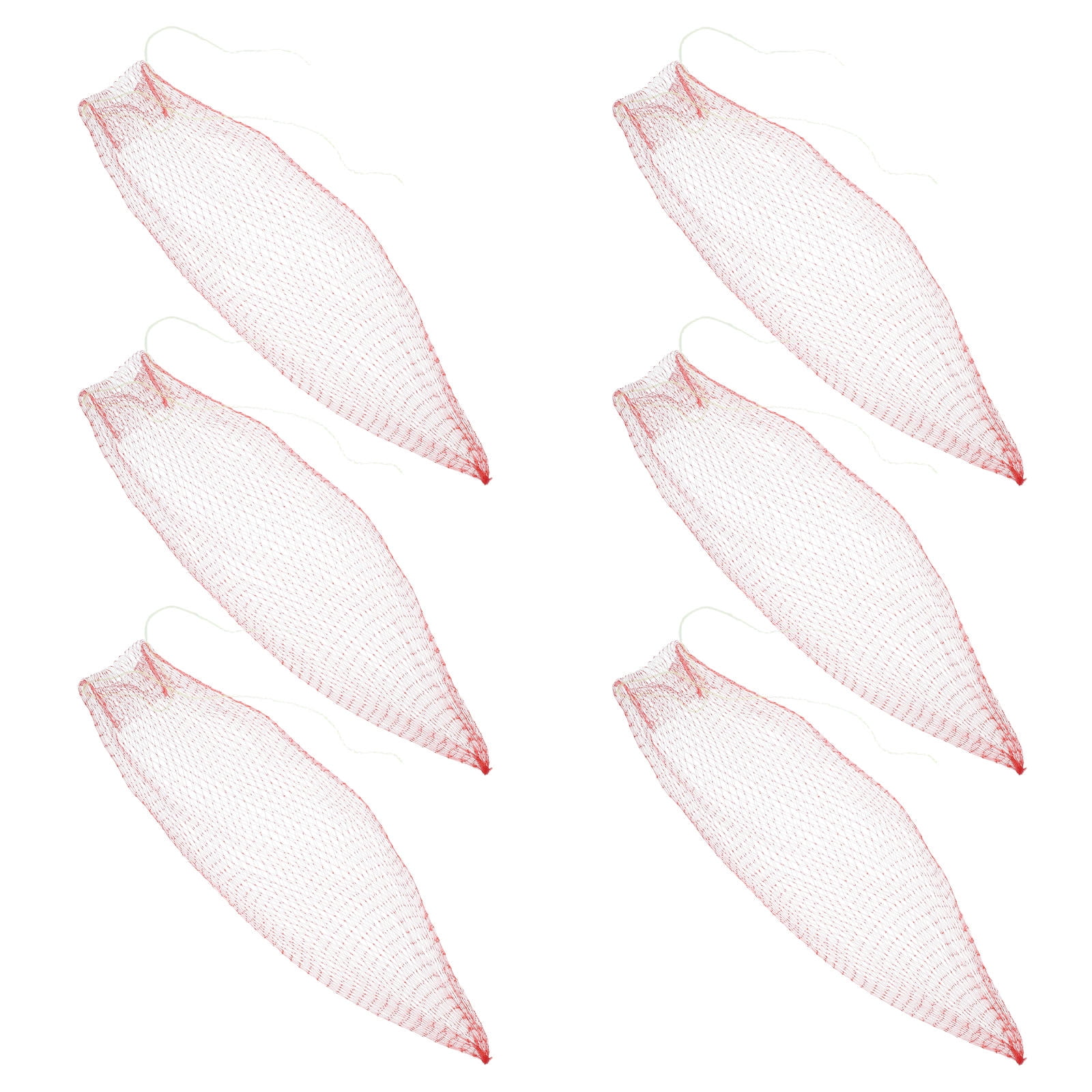 Worgeous 100pcs Reusable Mesh Produce Bags Drawstring Portable Elastic ...