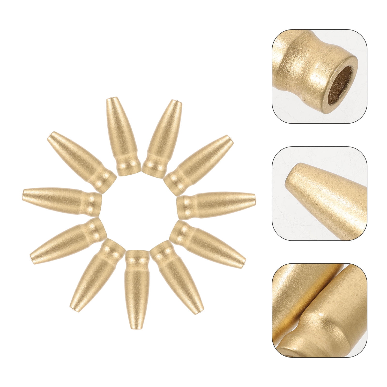 Worgeous 100pcs Flagpole Ornament Toppers Flag Pole Head Replacements ...