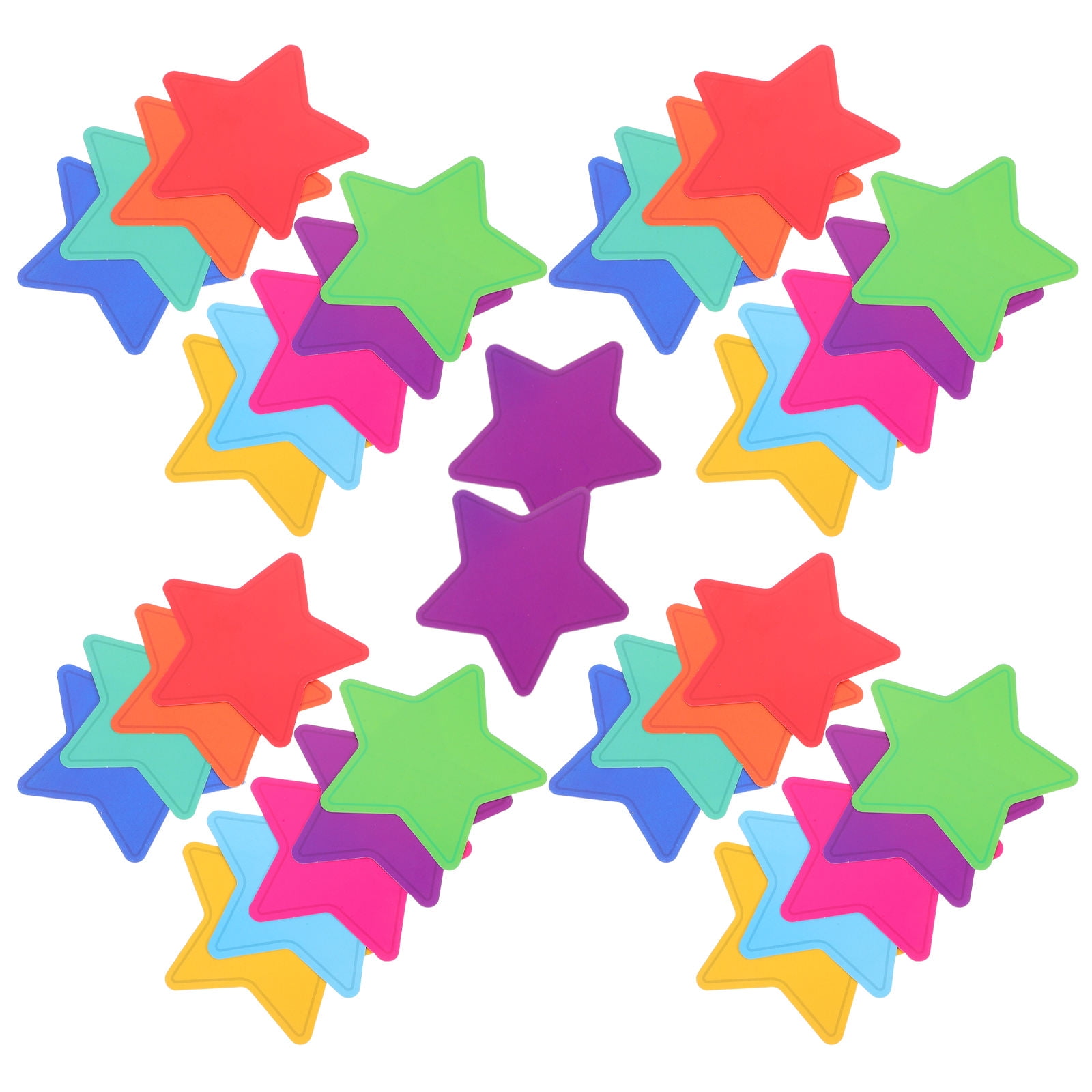 Worgeous 108pcs Star Cutouts Paper Star Shapes Die Cut Paper Star ...