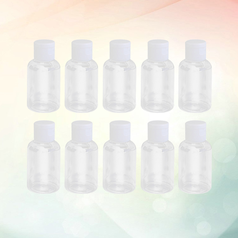 Worgeous 10PCS 50ml Empty Plastic Sample Bottles Containers Jars Pots ...