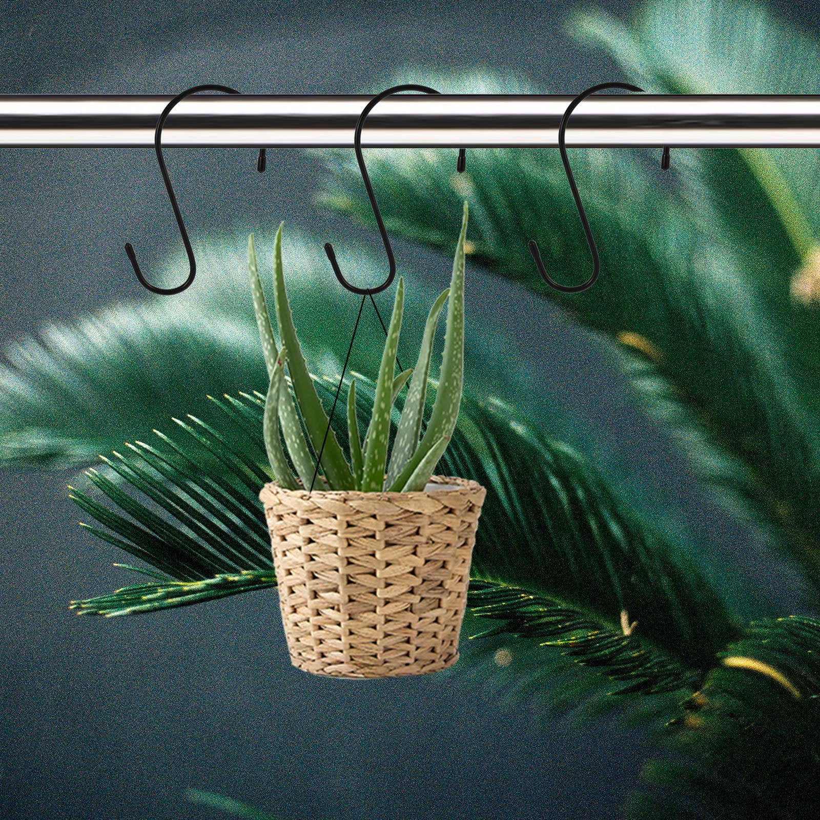 Worgeous Strong Metal Hook S Shape 10Pack 5.7x2.9x0.2in Iron - Walmart.com