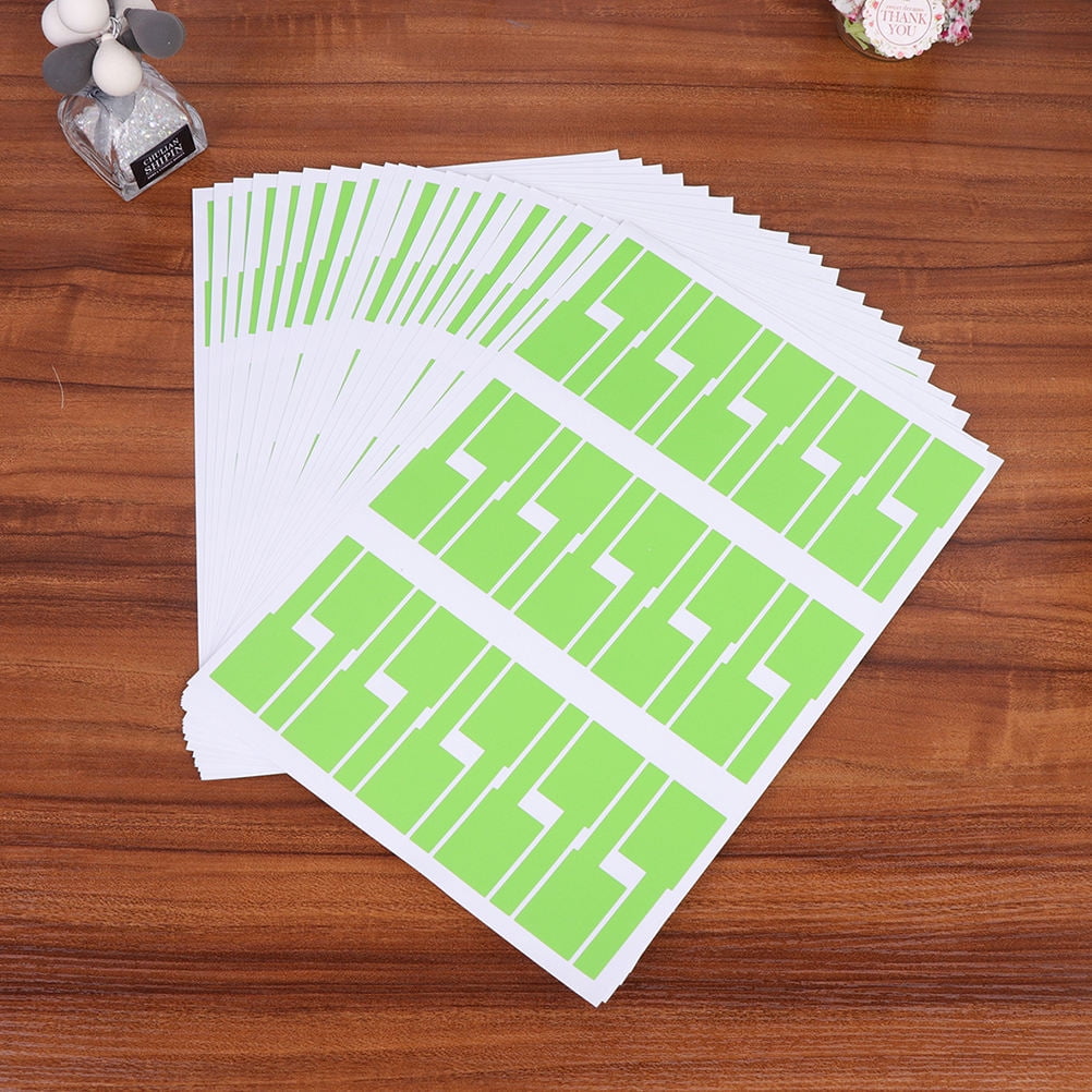 Worgeous 10Pcs Colored Label Stickers for Cables and Wires with ...