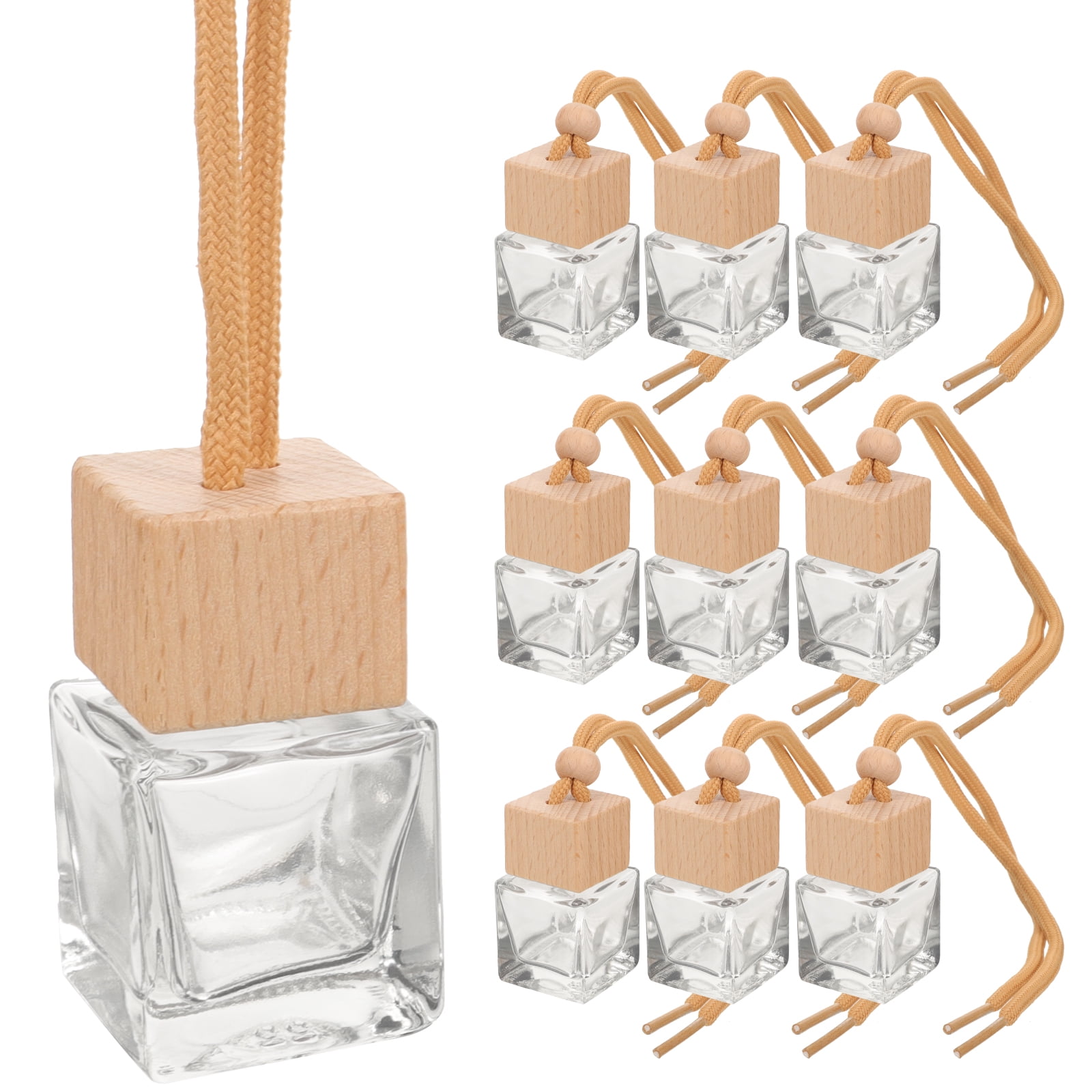 Worgeous 10Pcs Empty Diffuser Bottle Mini Fragrance Bottles Car Perfume ...