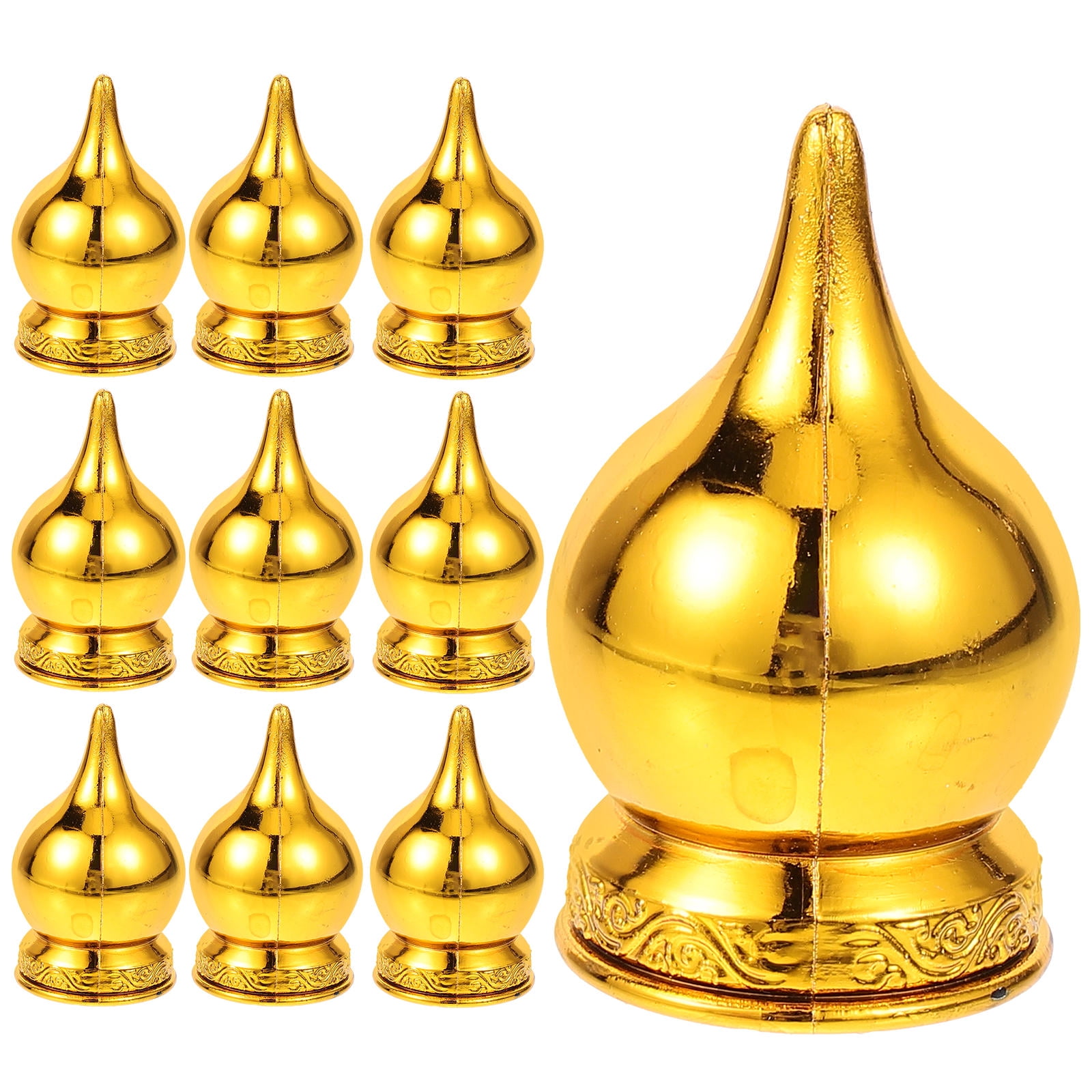 Worgeous 10Pcs Flagpole Topper Plastic Flagpole Topper Finial Ornament Flag Pole Ball Topper ...