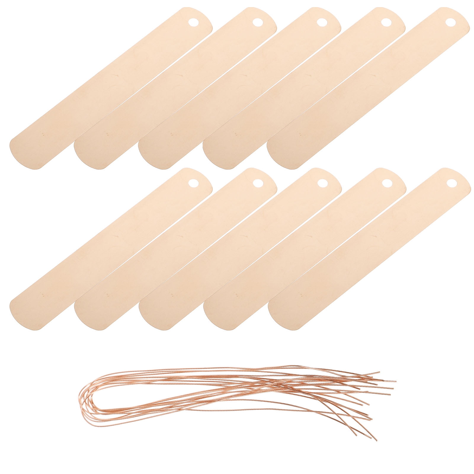 Worgeous 10Pcs Metal Plant Labels Copper Tree Tags Garden Label Tags ...