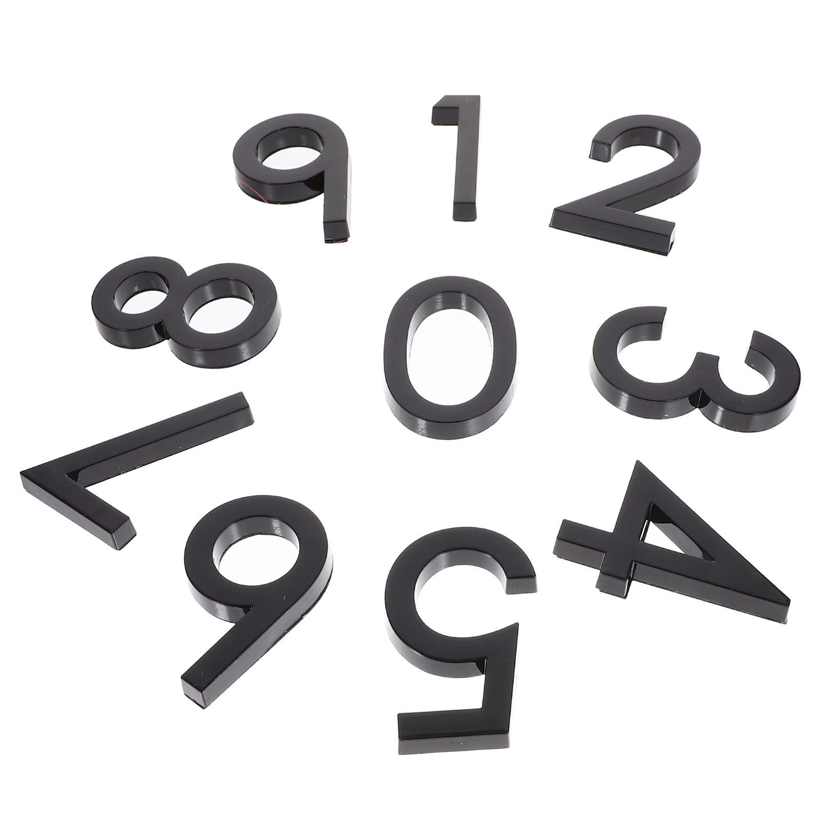 Worgeous 10Pcs Wall Number Sign Numerals Door Signs for Household ...