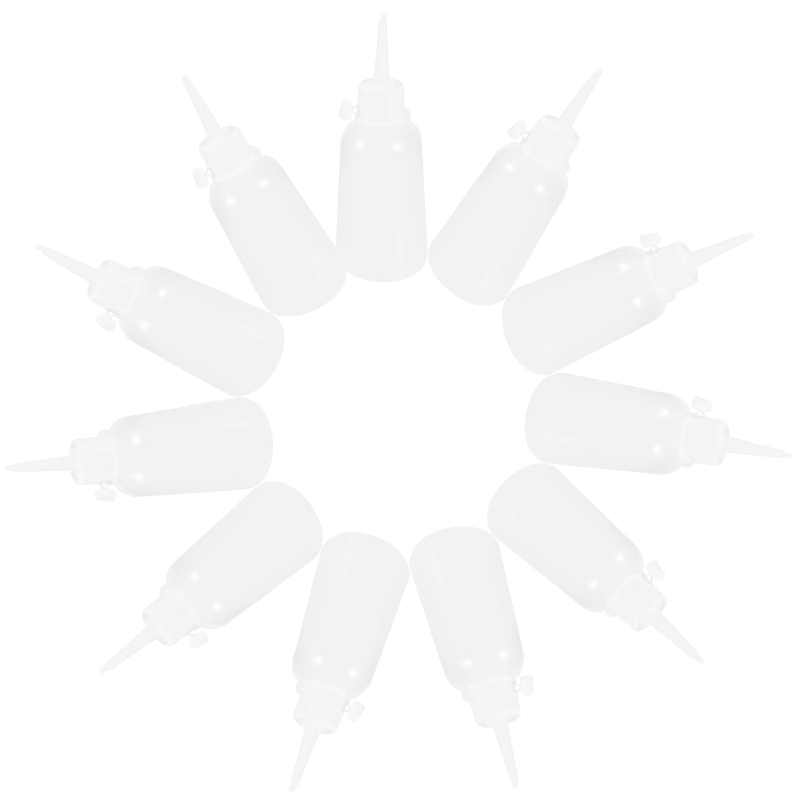Worgeous 10Pcs Plastic Glue Applicator Bottle for Bicycles and Sealing ...
