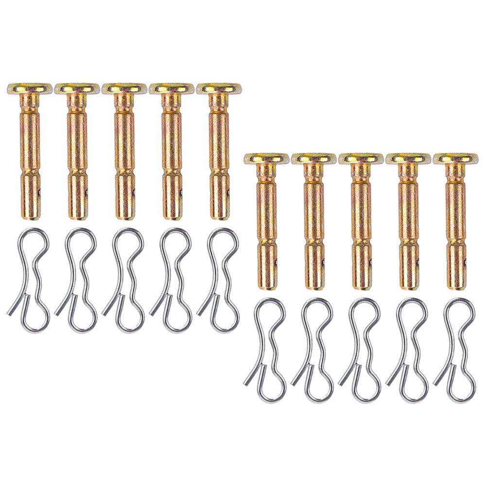 Worgeous Snow Blower Shear Pins and Cotter Pins Wear Resistant 10Pcs ...