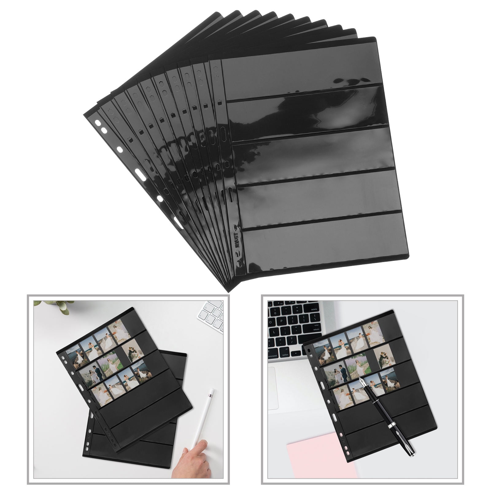 Worgeous 10Pcs Sheets of Binder Classification Stamp Storage Looseleaf ...