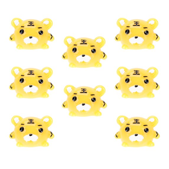 Worgeous 10Pcs Tiger Figurine Micro Landscape DIY Miniature Tiger ...