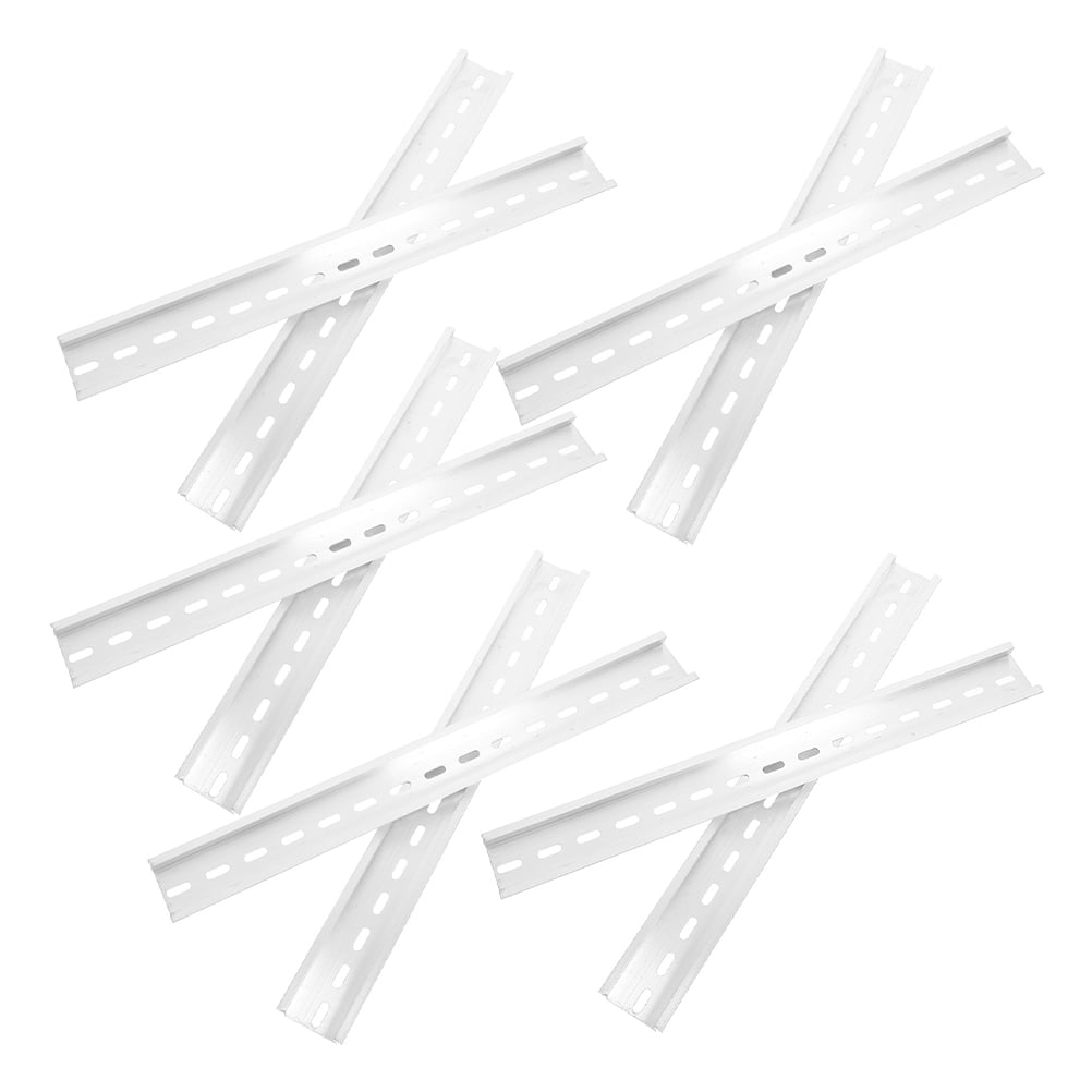 Worgeous 10pcs Aluminum Mounting Din Rails Din Rail Electrical Mount ...