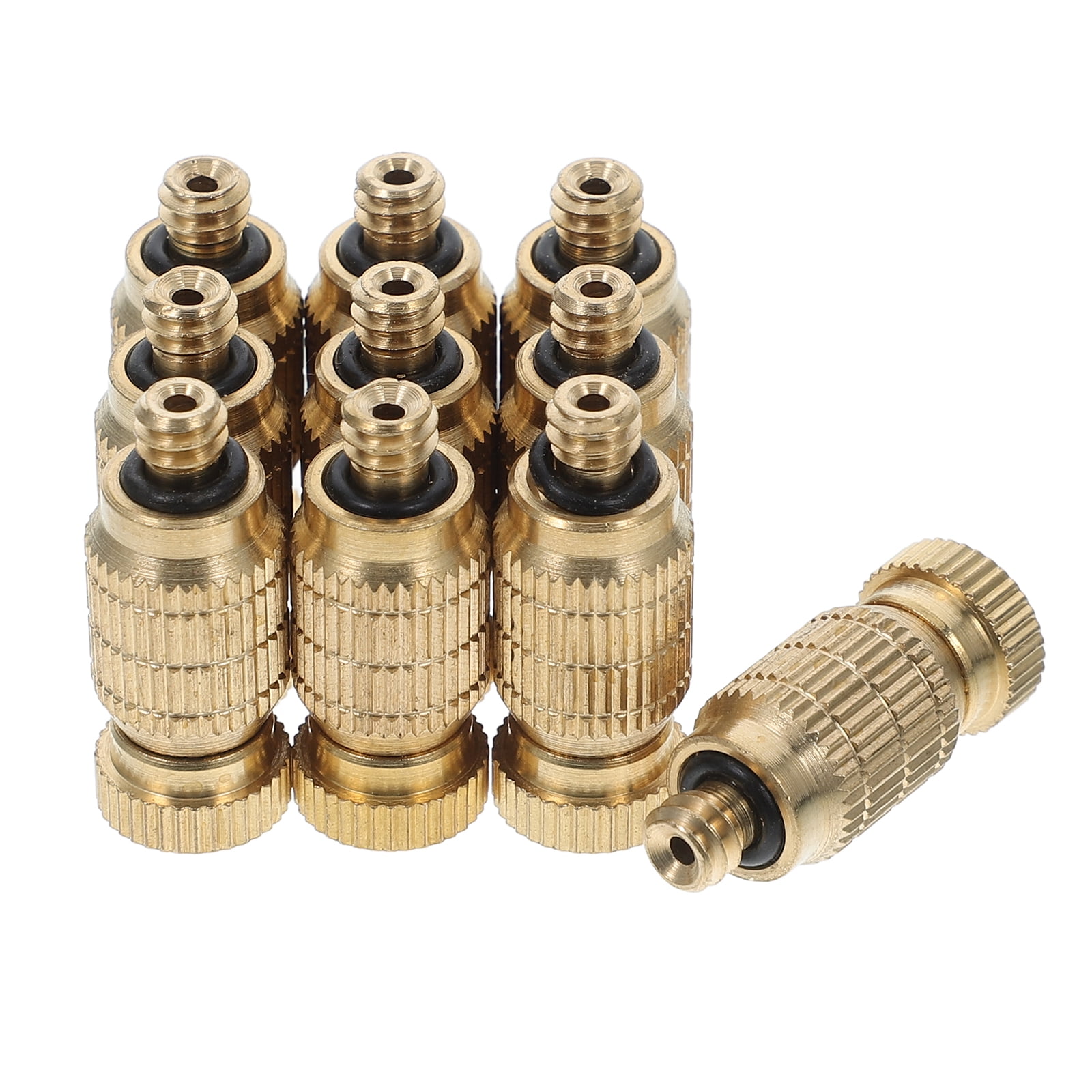 Worgeous 10pcs Brass Misting Nozzle High Pressure Spray Misting Nozzle ...
