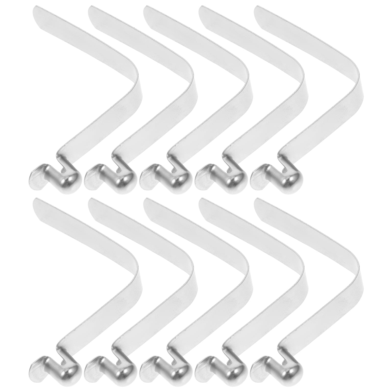 Worgeous 10pcs Cow Tube Single Pin Pole Push Button Spring Clips Cow ...
