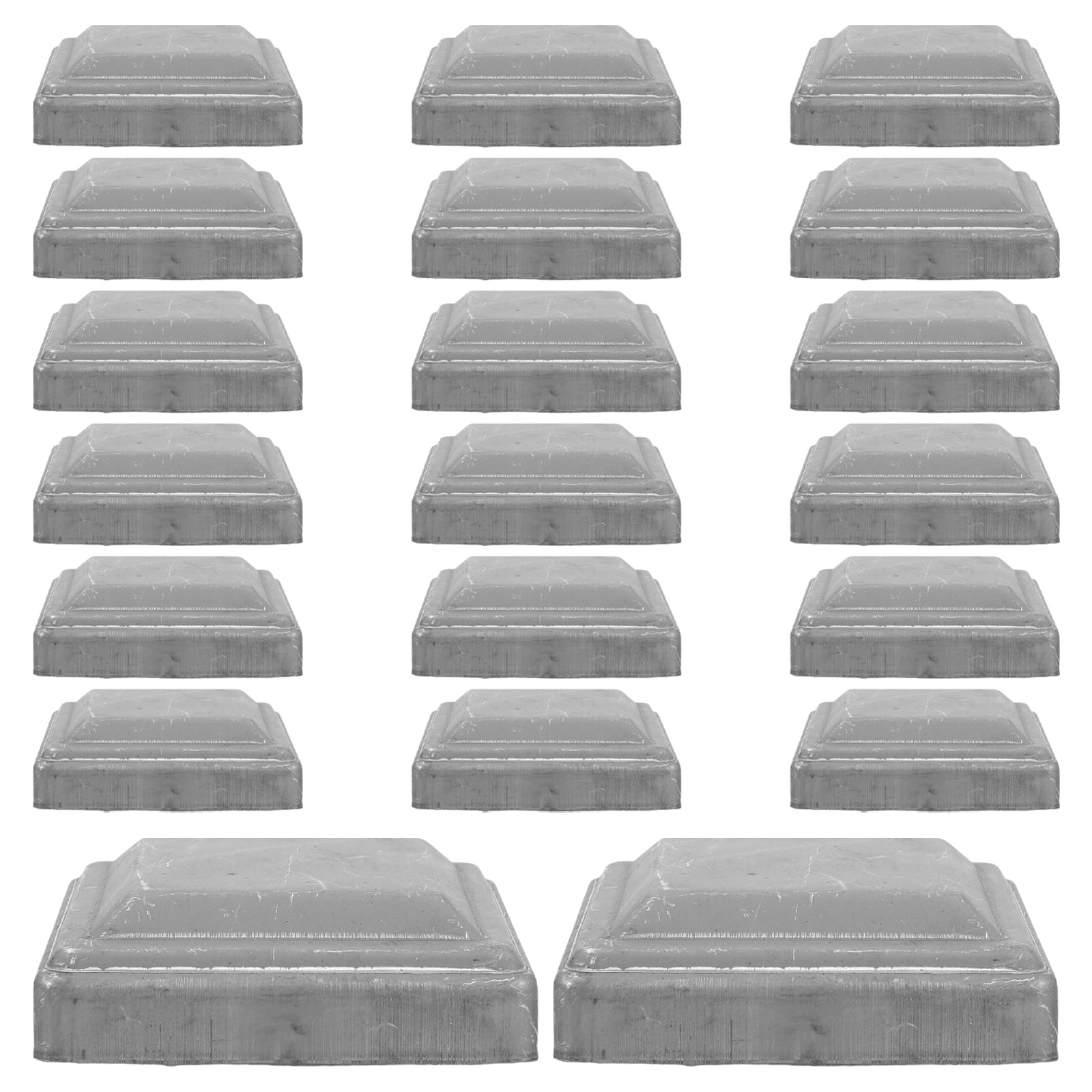 Worgeous 10pcs Deck Post Caps Fence Post Caps Square Post Caps ...