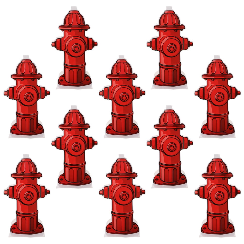 Worgeous 10pcs Dog Potty Tray Column Fire Hydrant Pee Post Pet Train ...