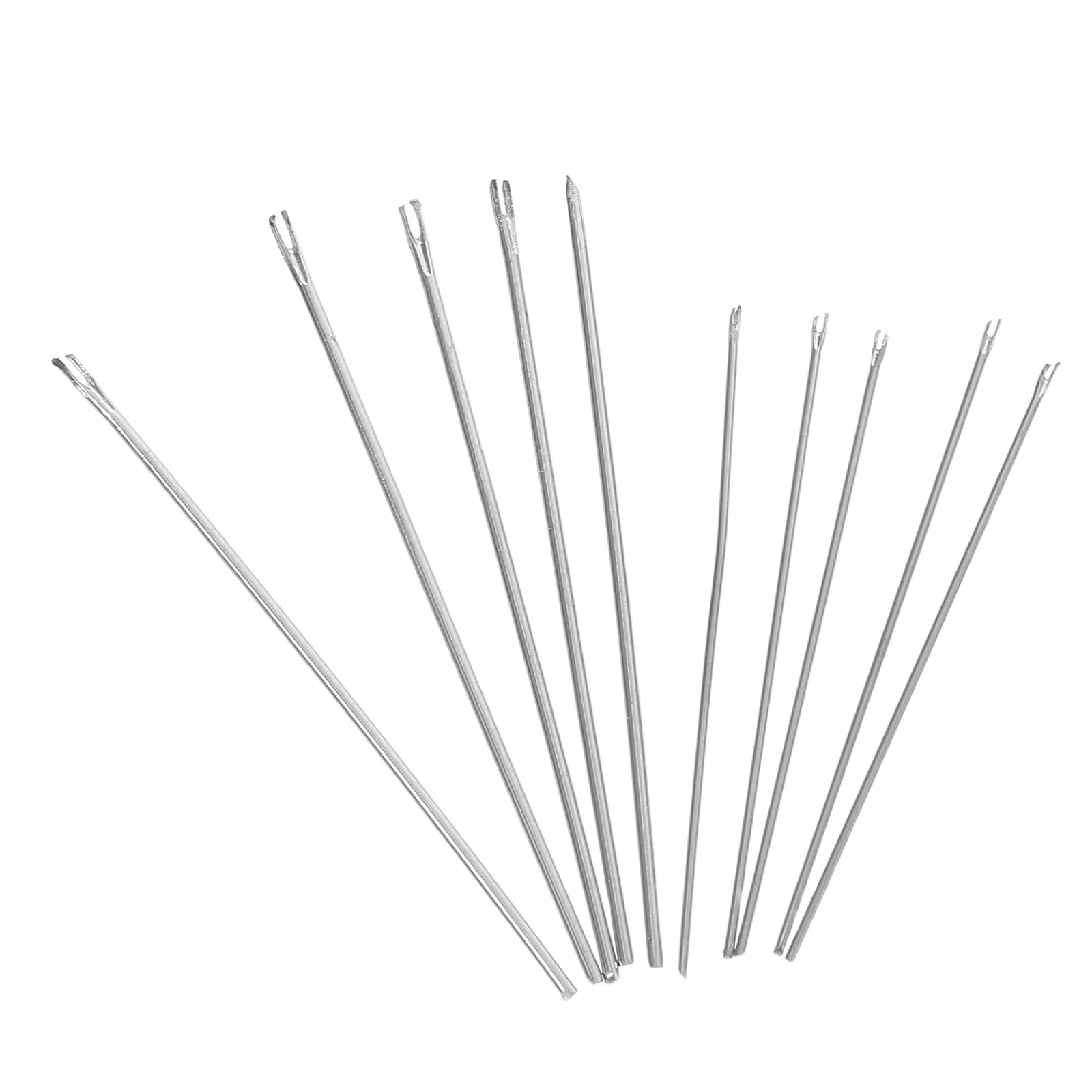 SEWCHICS Doll Hair Making Needles Silver for DIY Crafting 10Pcs 1.4X0 ...