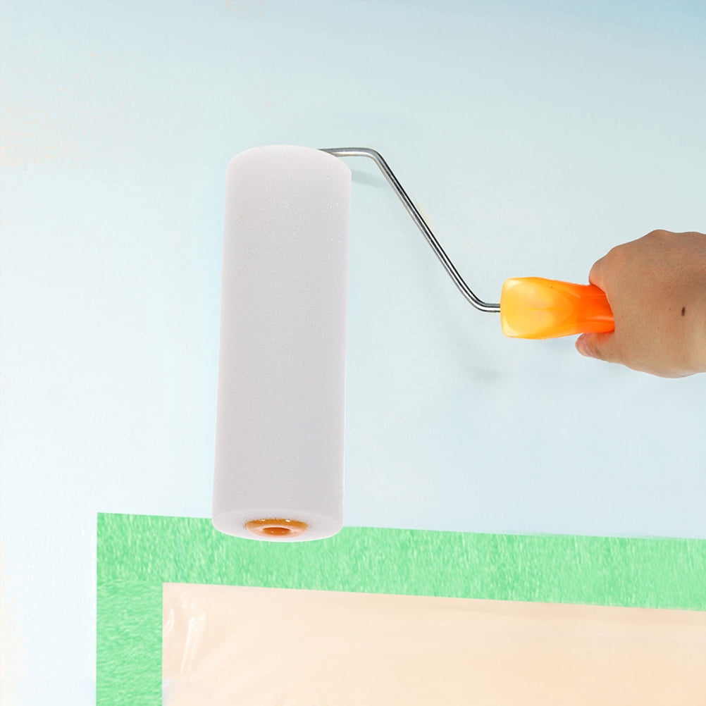 Worgeous 10pcs Foam Paint Roller 4 Inch Small Paint Roller Covers High ...