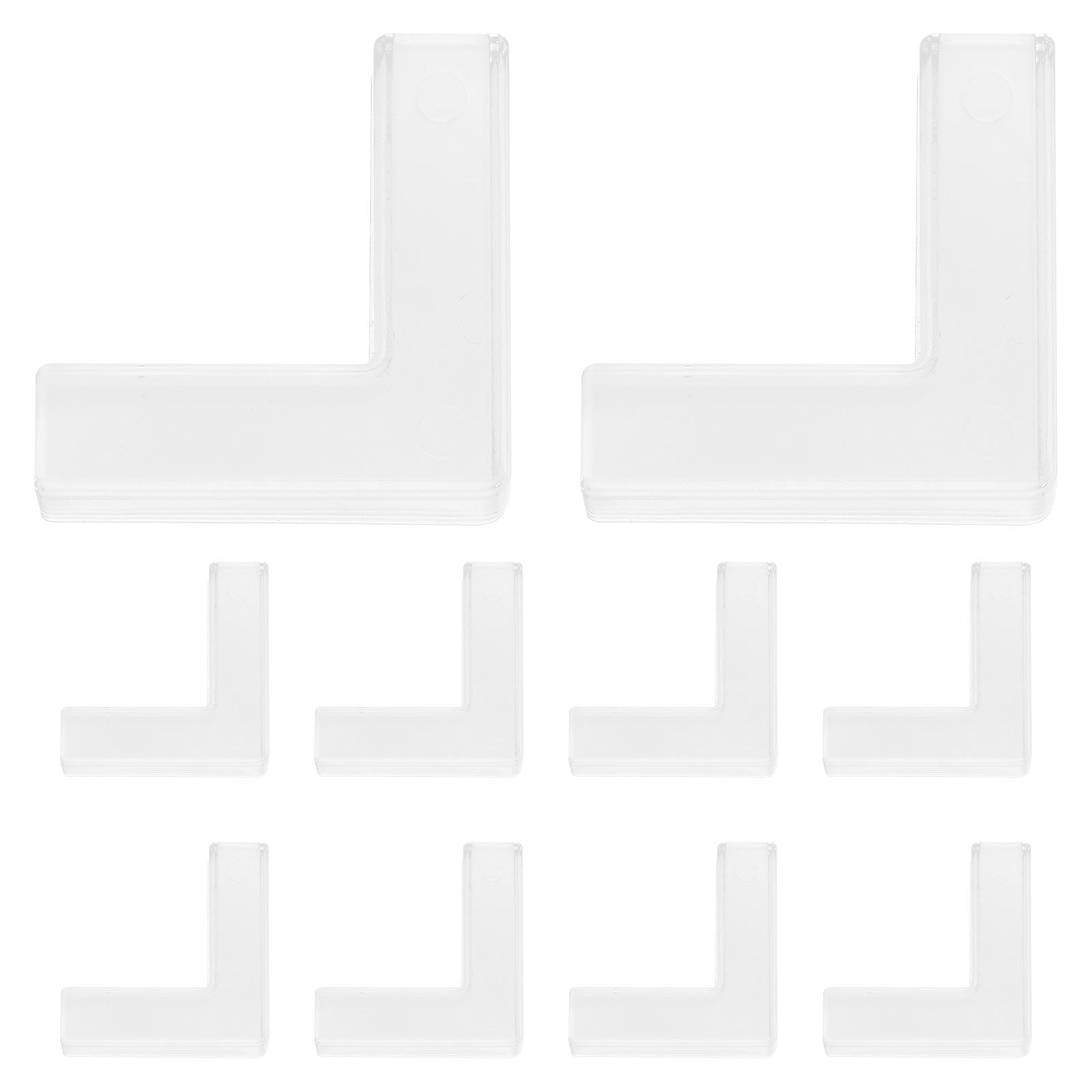 Worgeous 10pcs Glass Clamps 90 Degree Railing Glass To Glass Clamp L ...