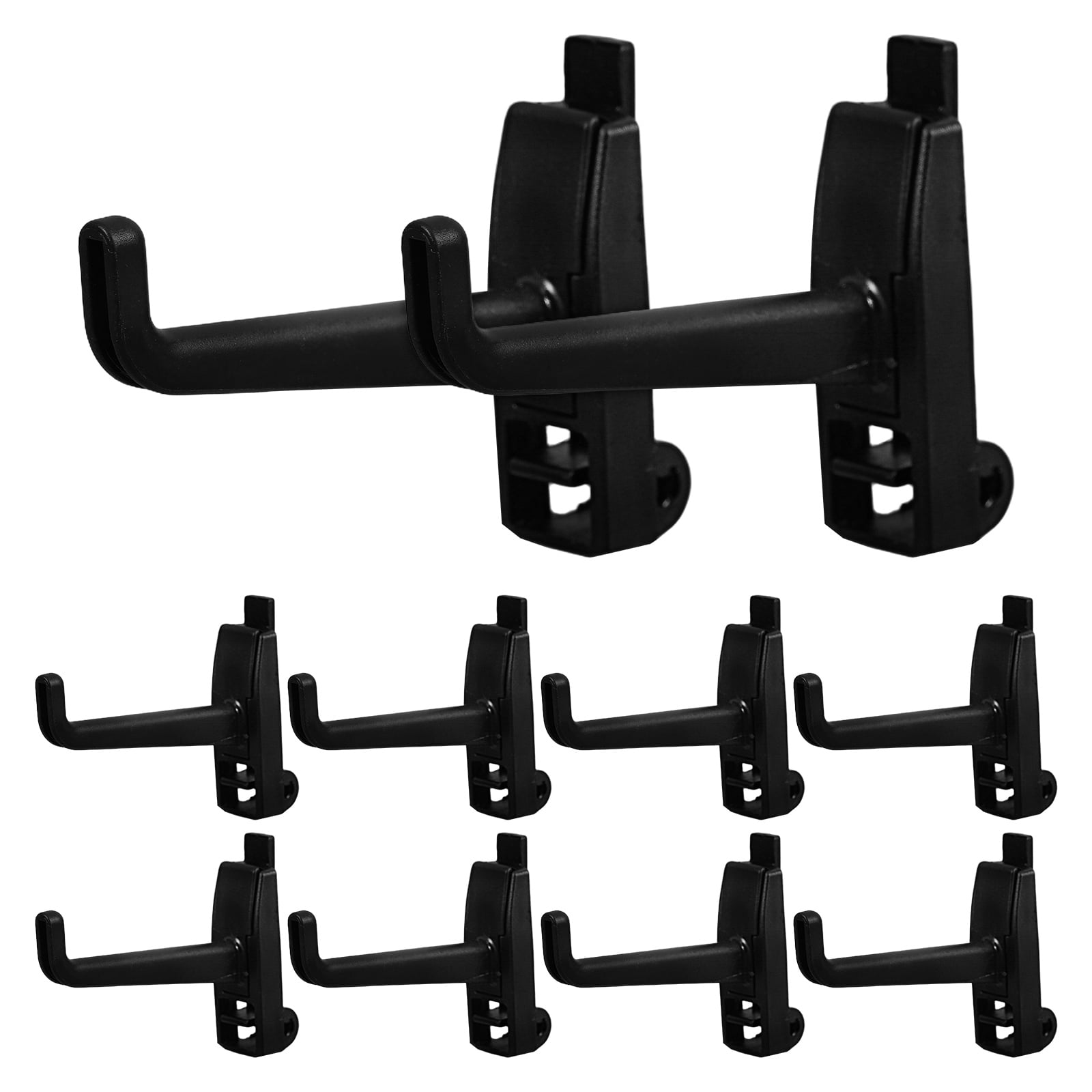 Worgeous 10pcs Heavy Duty Pegboard Hooks Plastic Pegboard Hook Home ...