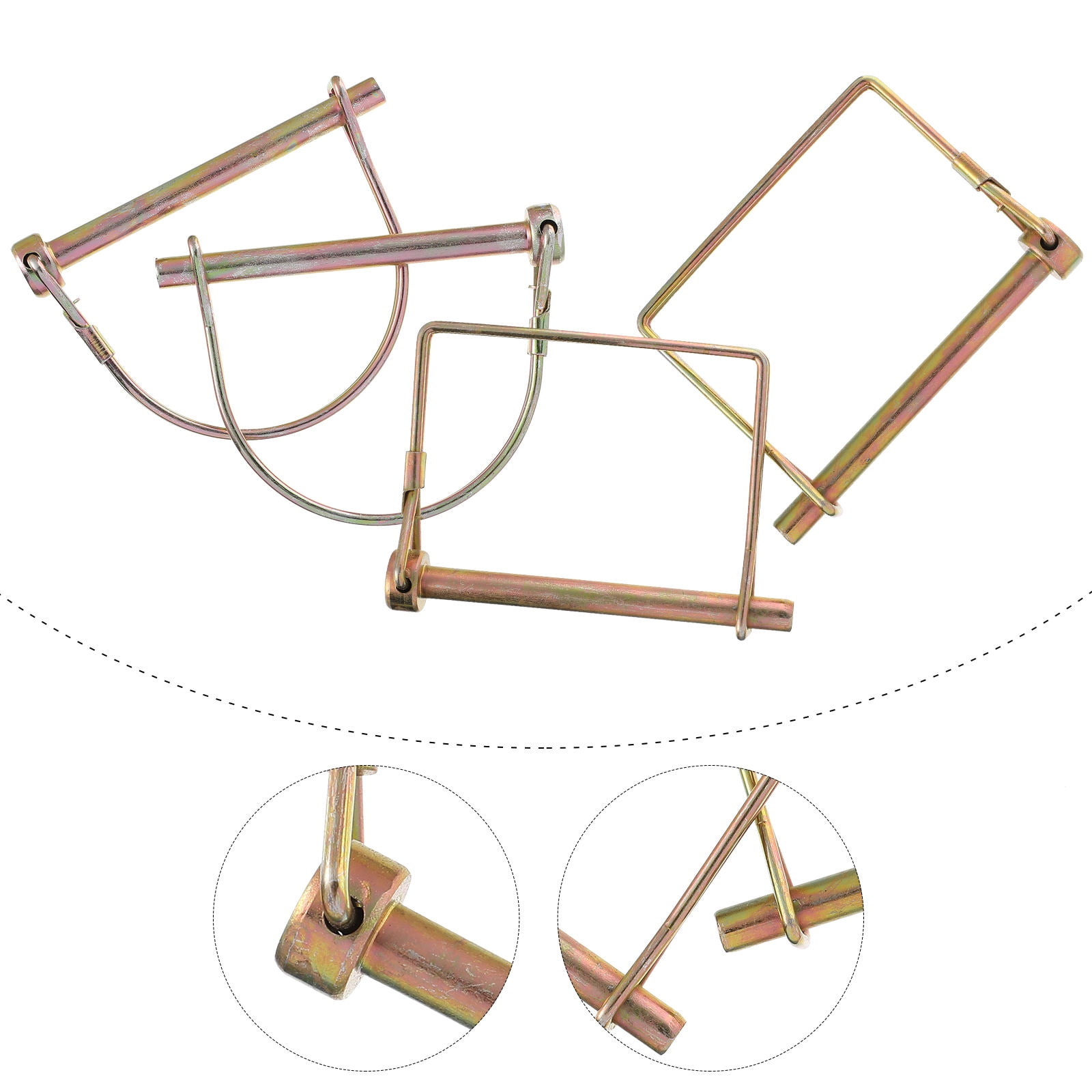 Worgeous Safety Coupler Pin Resistant Professionals 10Pcs 3.0X2.1In ...