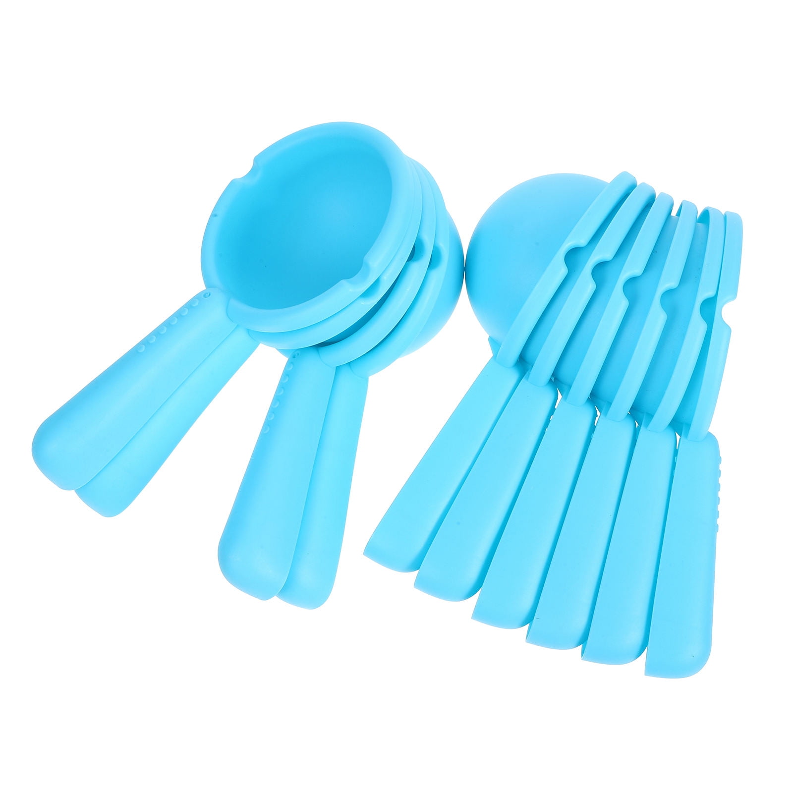 Worgeous 10pcs Kids Beach Shovels Sand Sifters Sieve Sand Scoops Heavy ...