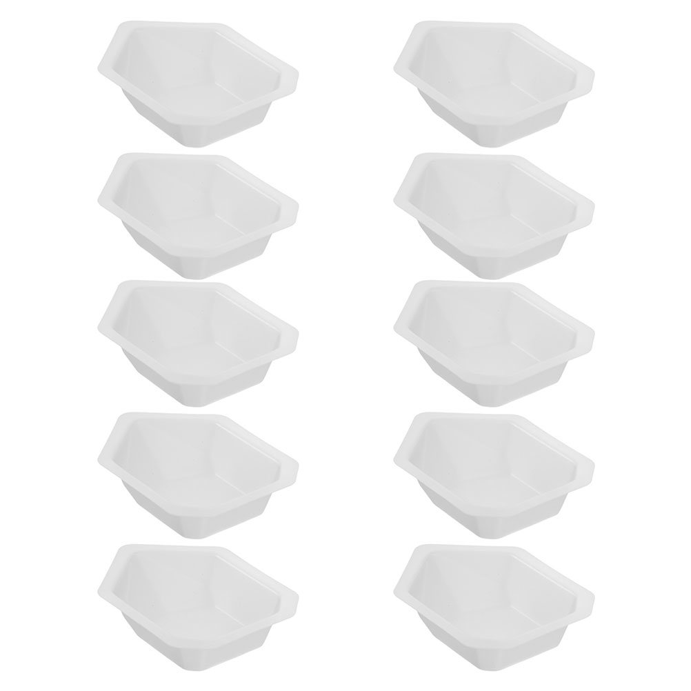 Worgeous 10pcs Lab Weighing Boats Weigh Plates Sample Weighing Trays ...