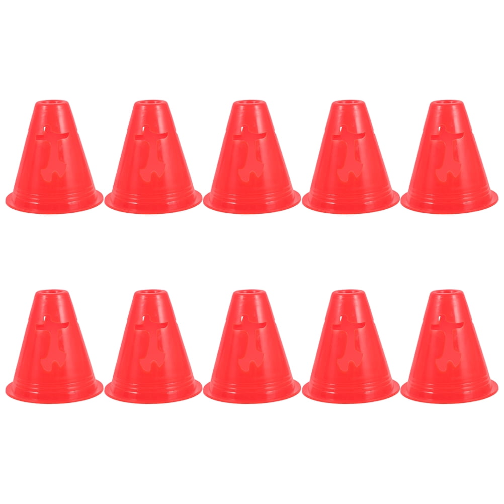Worgeous 10pcs Mini Cones For Soccer Training Football Training Cones ...