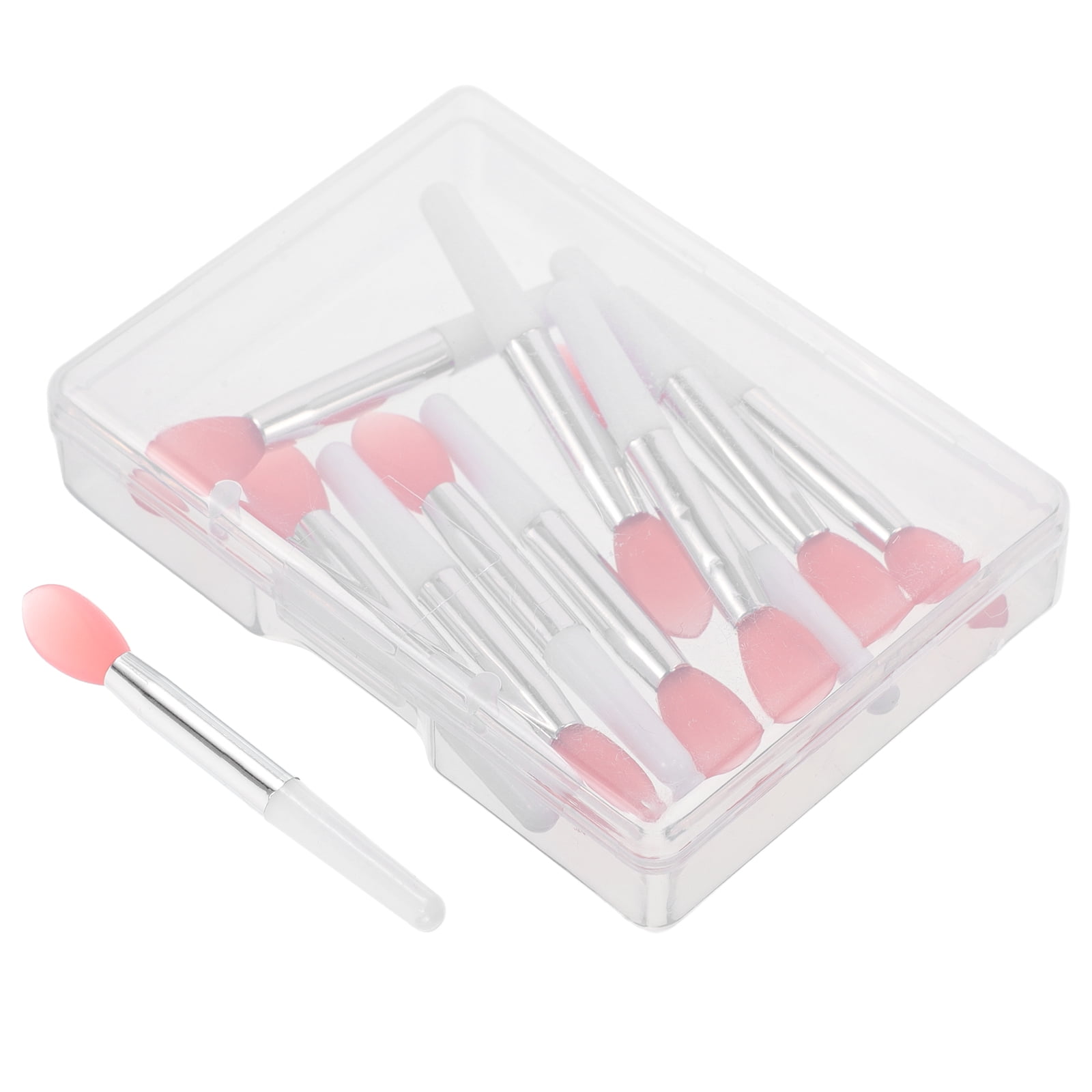 Worgeous 10pcs Mini Silicone Lip Brushes Silicone Puff Makeup ...