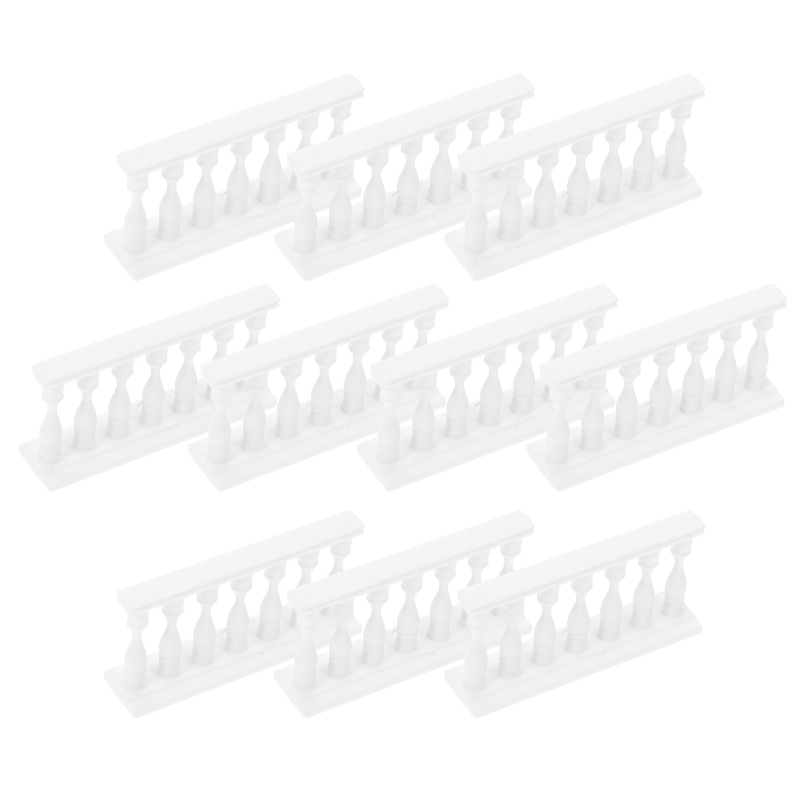 Worgeous 10pcs Miniature Fence For Crafts Diy Small House Plastic ...