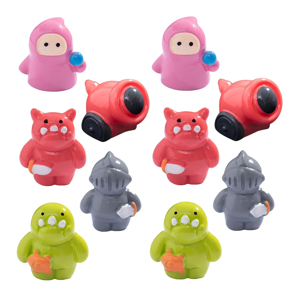 Worgeous 10pcs Miniature Monster Statues Tiny Animal Figures For Diy ...
