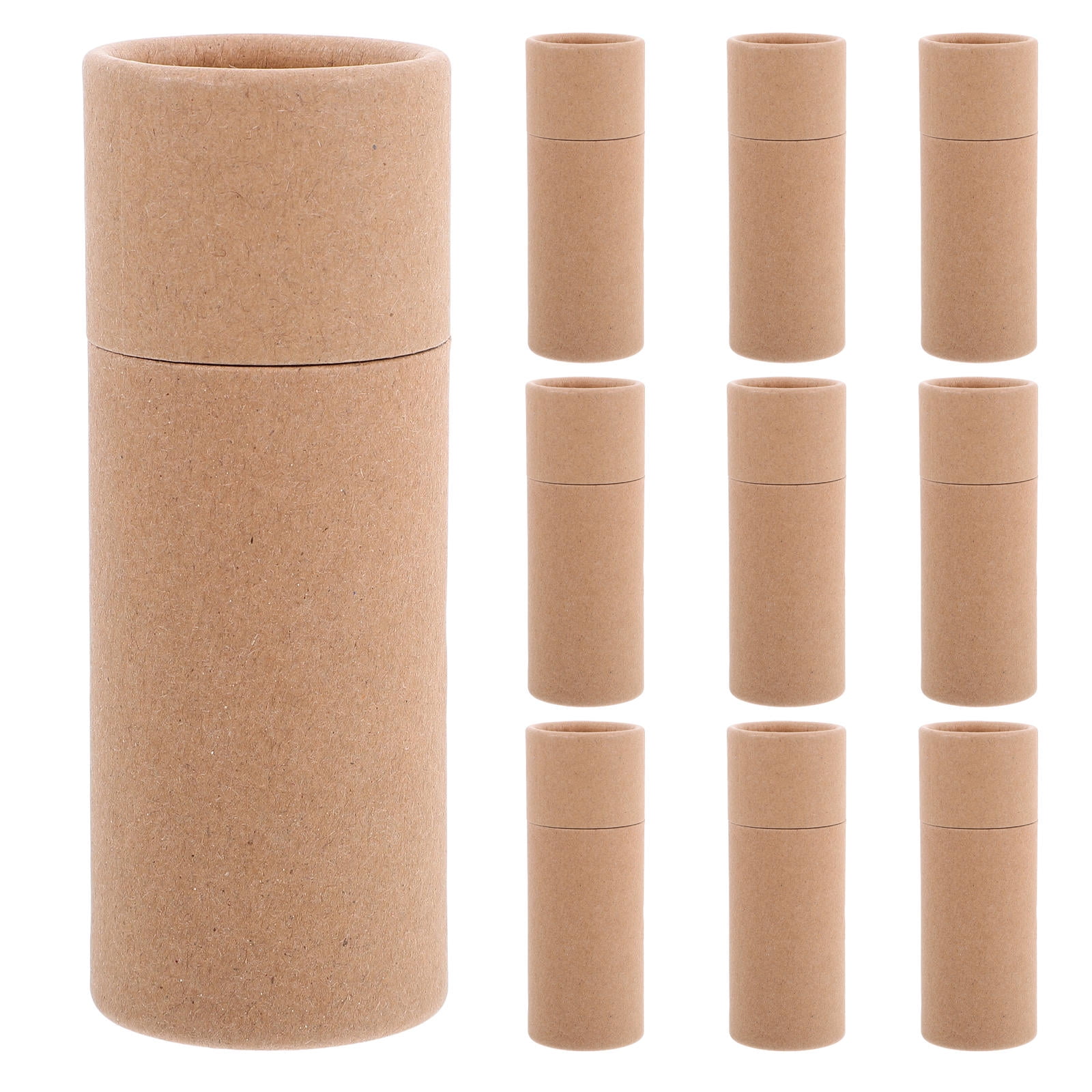 Worgeous 10pcs Paper Tubes Tea Packaging Tubes Crafts Packaging Box ...