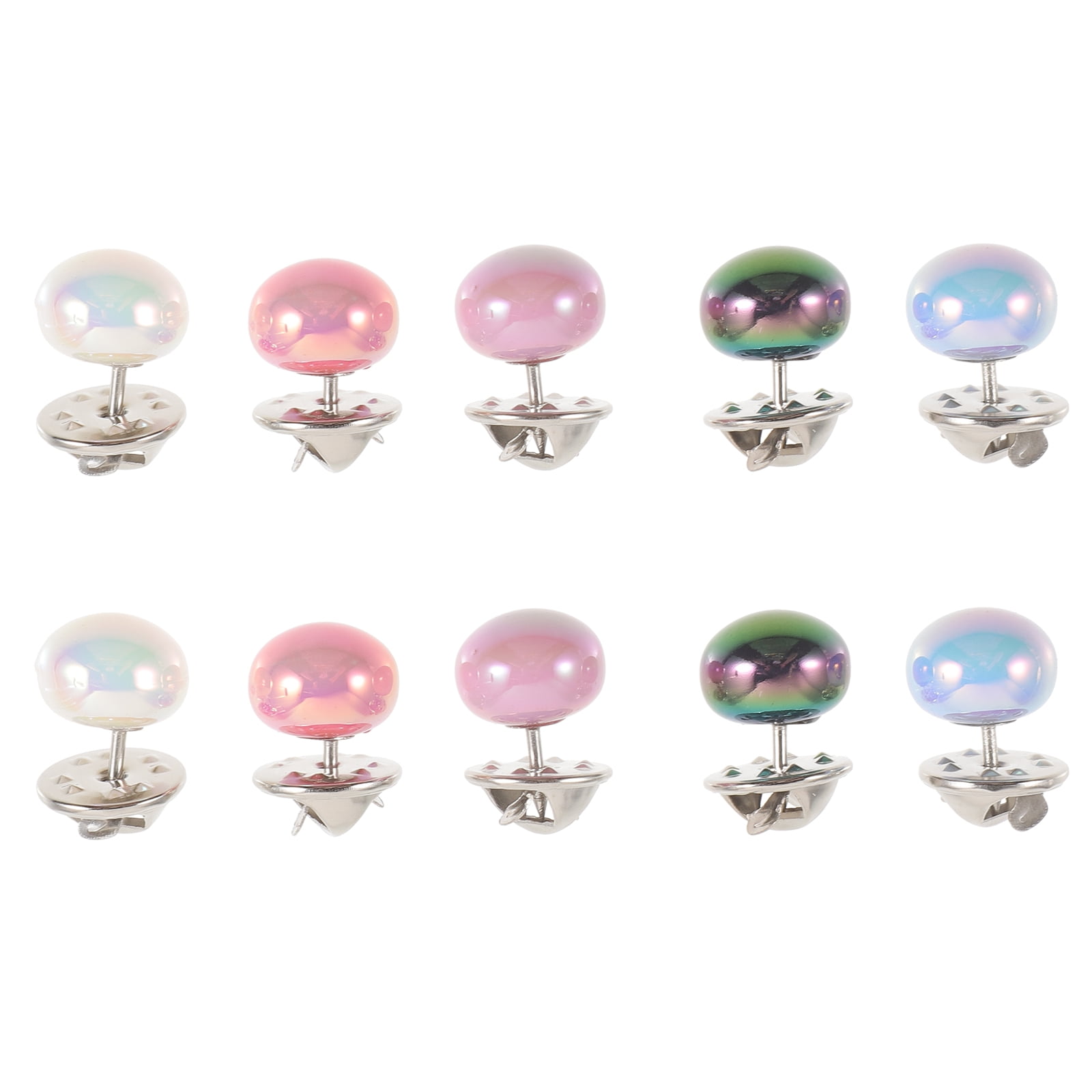 Worgeous 10pcs Pearl Brooch Pins Replacement No Sewing Pin Safety ...