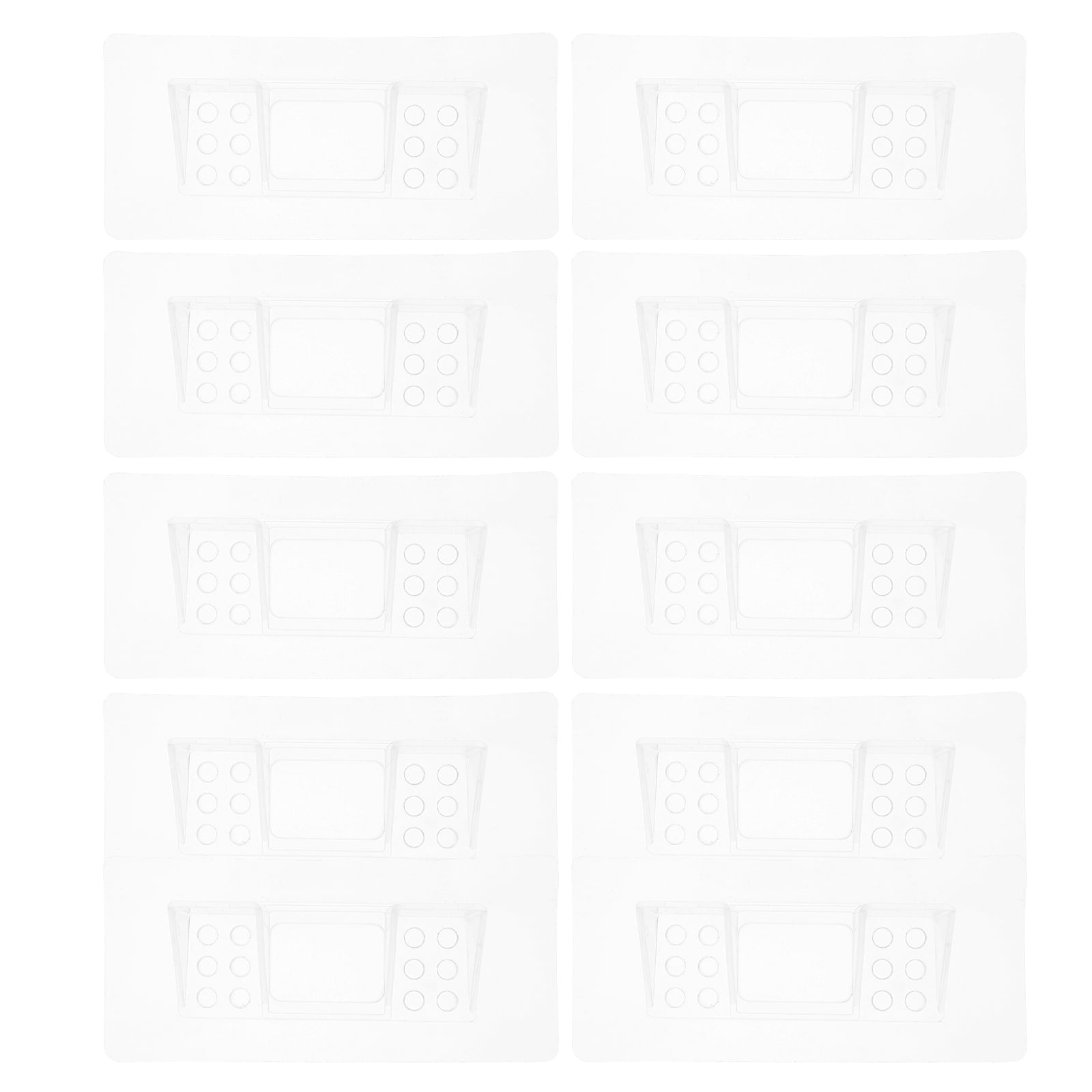 Worgeous 10pcs Peel And Stick Shelf Brackets Plastic Shelf Pegs ...