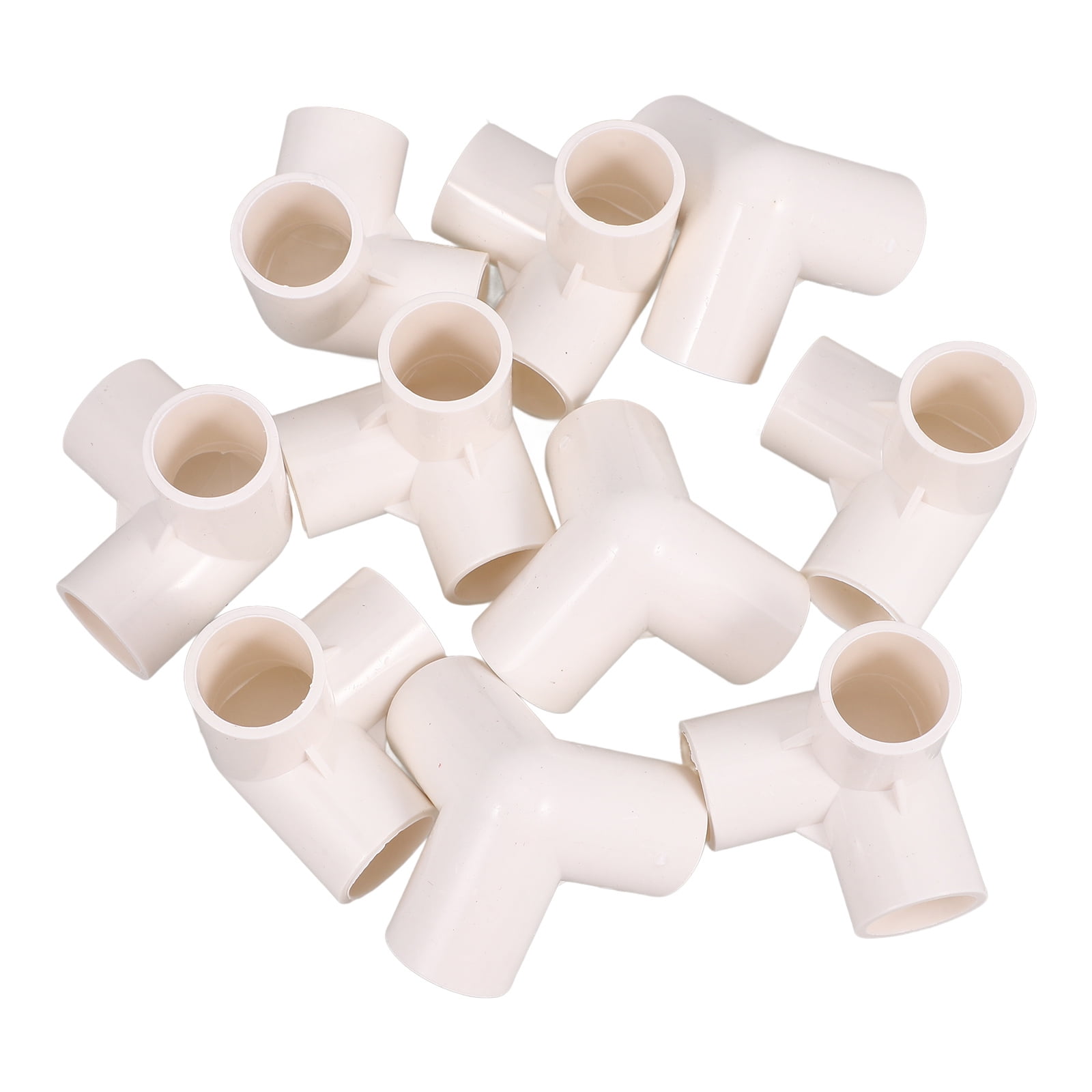 Worgeous 10pcs Pipe Connector Hose Tubing Fittings Pipe Couplings Pvc ...