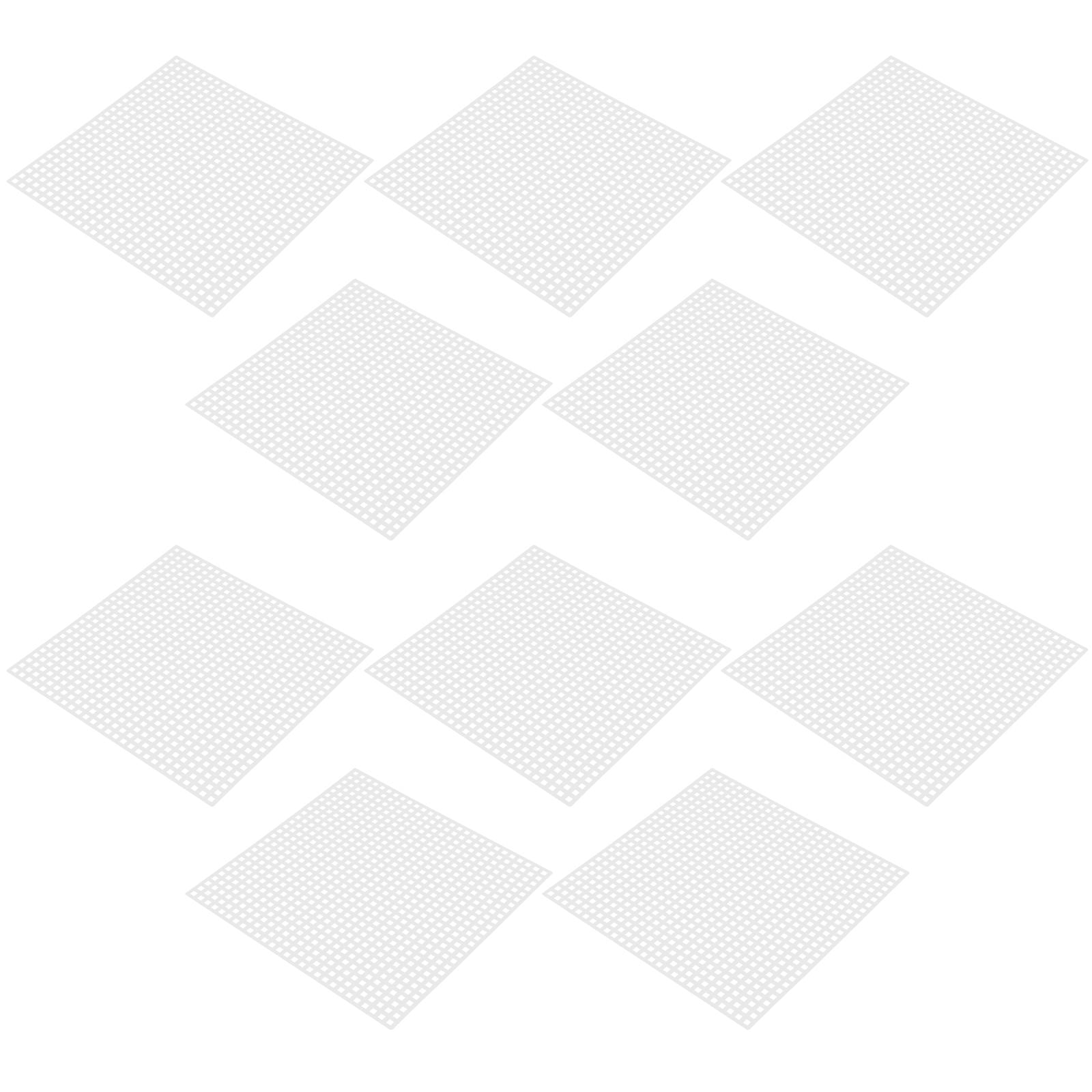 Worgeous 10pcs Plastic Mesh Sheets For Crafting And Diy Projects Mesh ...