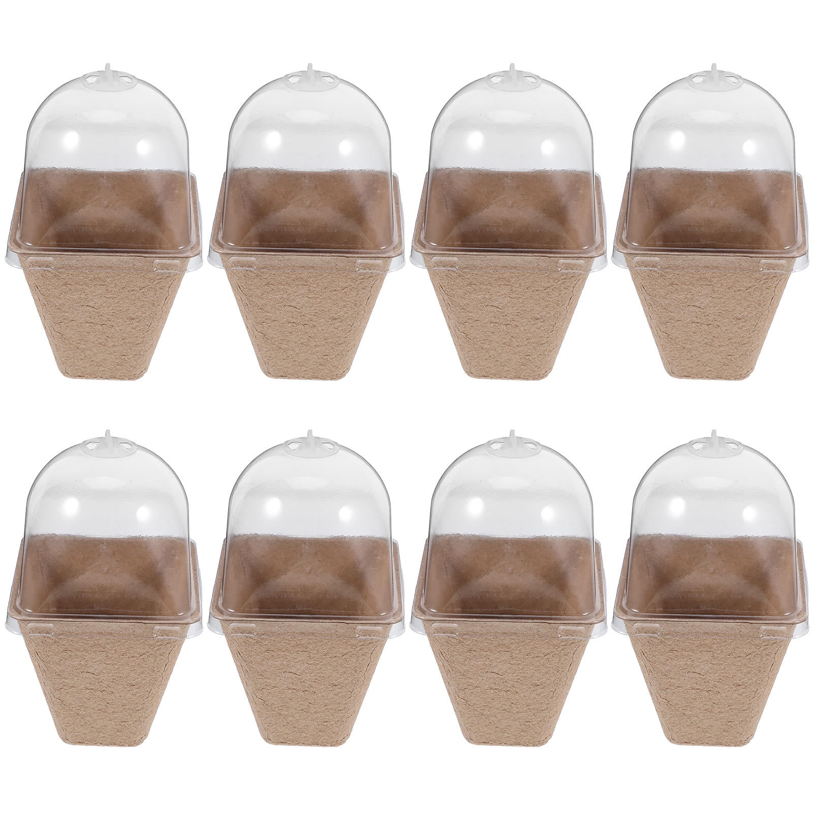 Worgeous 10pcs Seedling Starter Pot Kit with Ventilated Lids Gardening ...