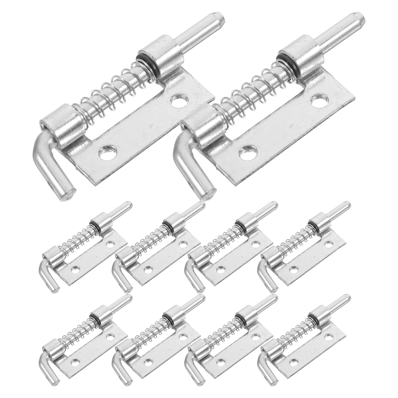 Worgeous 10pcs Spring Loaded Latch Barrel Bolt Latch Gate Spring Loaded ...