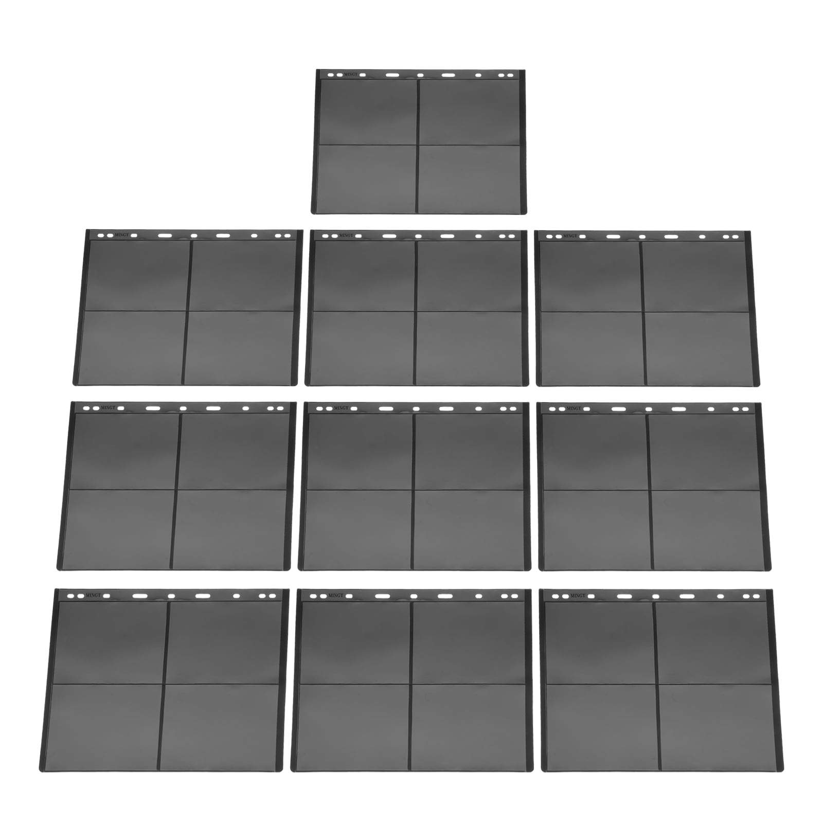 Worgeous 10pcs Stamp Album Pages Stamp Collection Inserts Double Sided ...