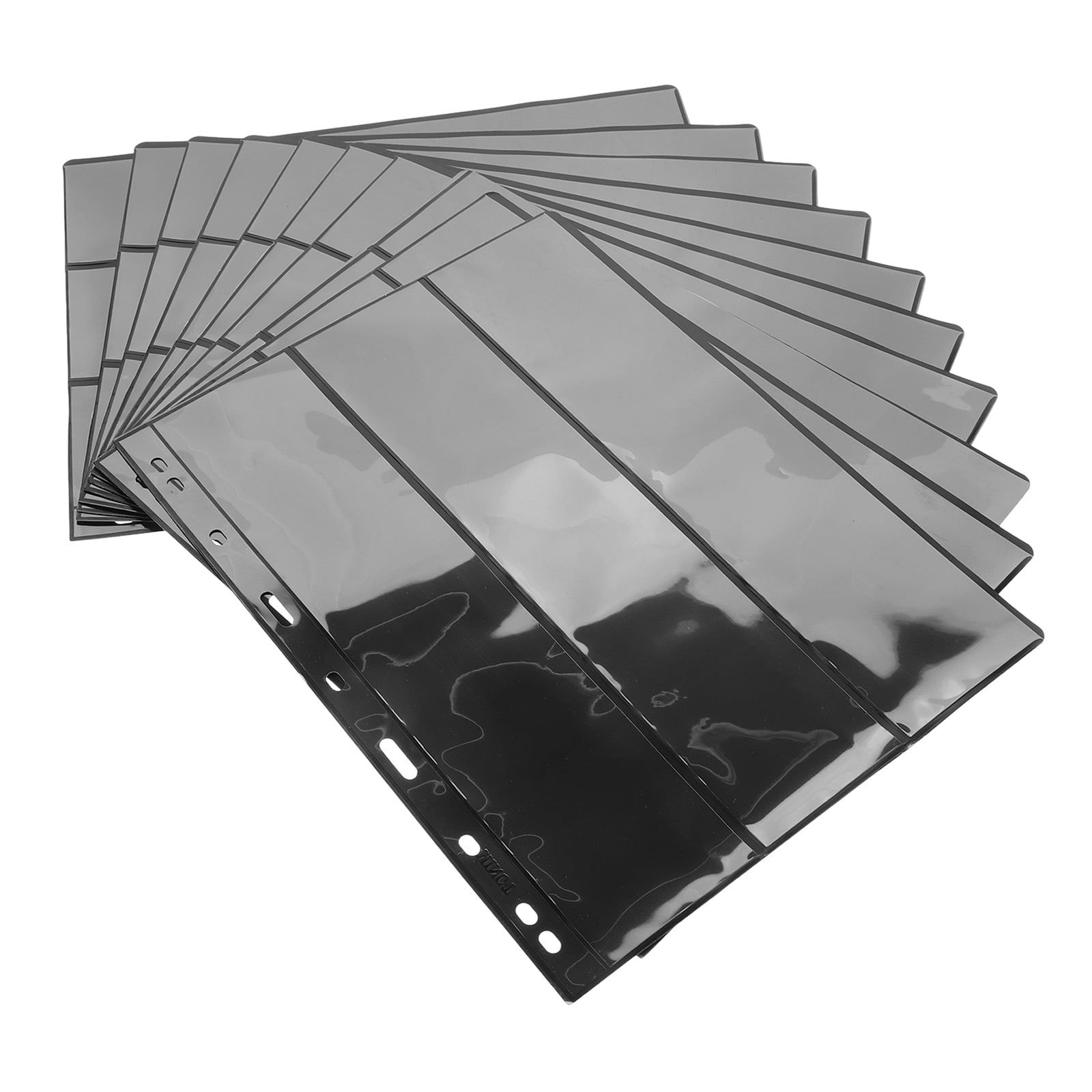 Worgeous 10pcs Stamp Collection Album Pages Black Background for ...