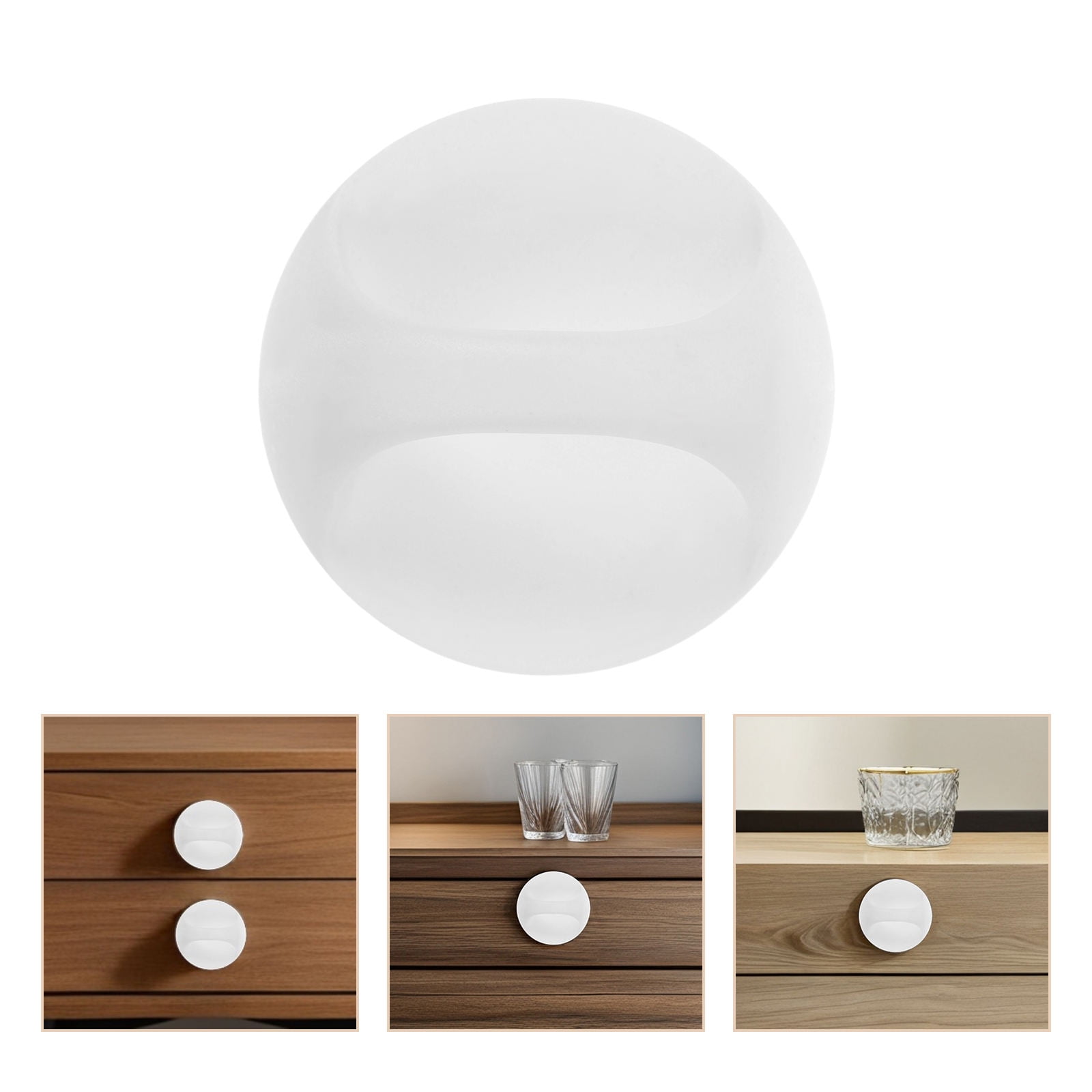 Worgeous 10pcs Sticky Instant Drawer Handle Helper Adhesive Cabinet ...