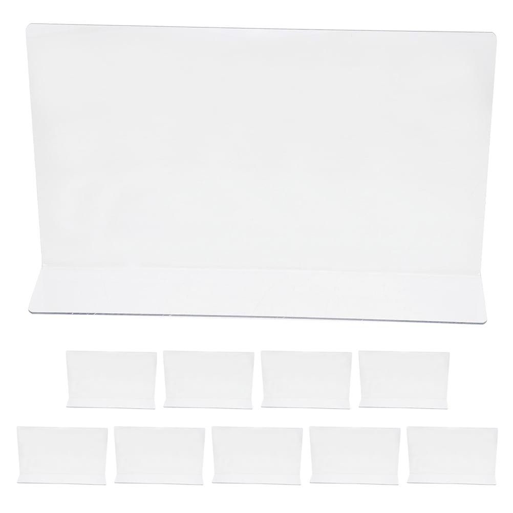 Worgeous 10pcs Supermarket Shelf Dividers L Shaped Shelf Separator ...