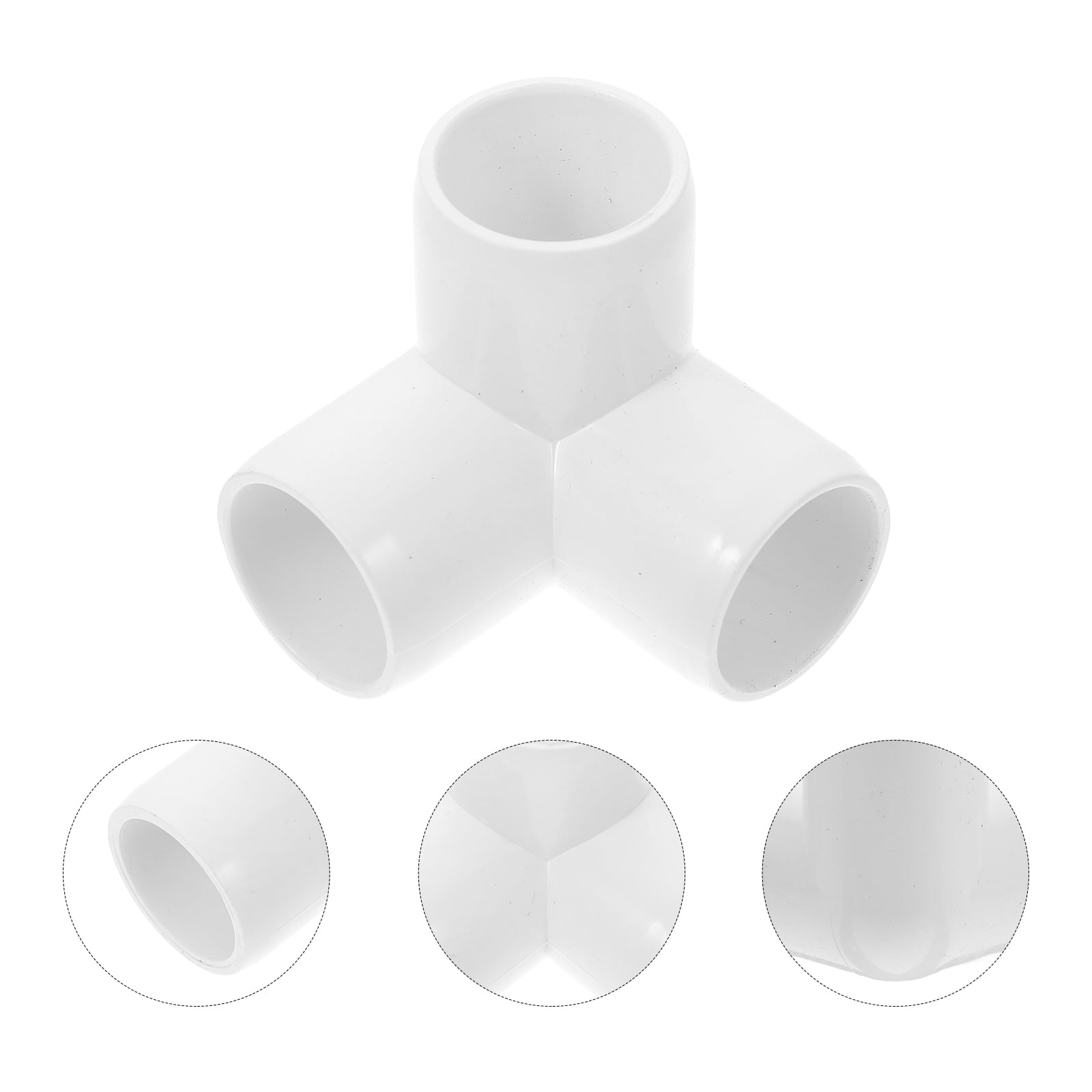 Worgeous 10pcs Tee Pipe Connector Furniture Fittings For Greenhouse ...