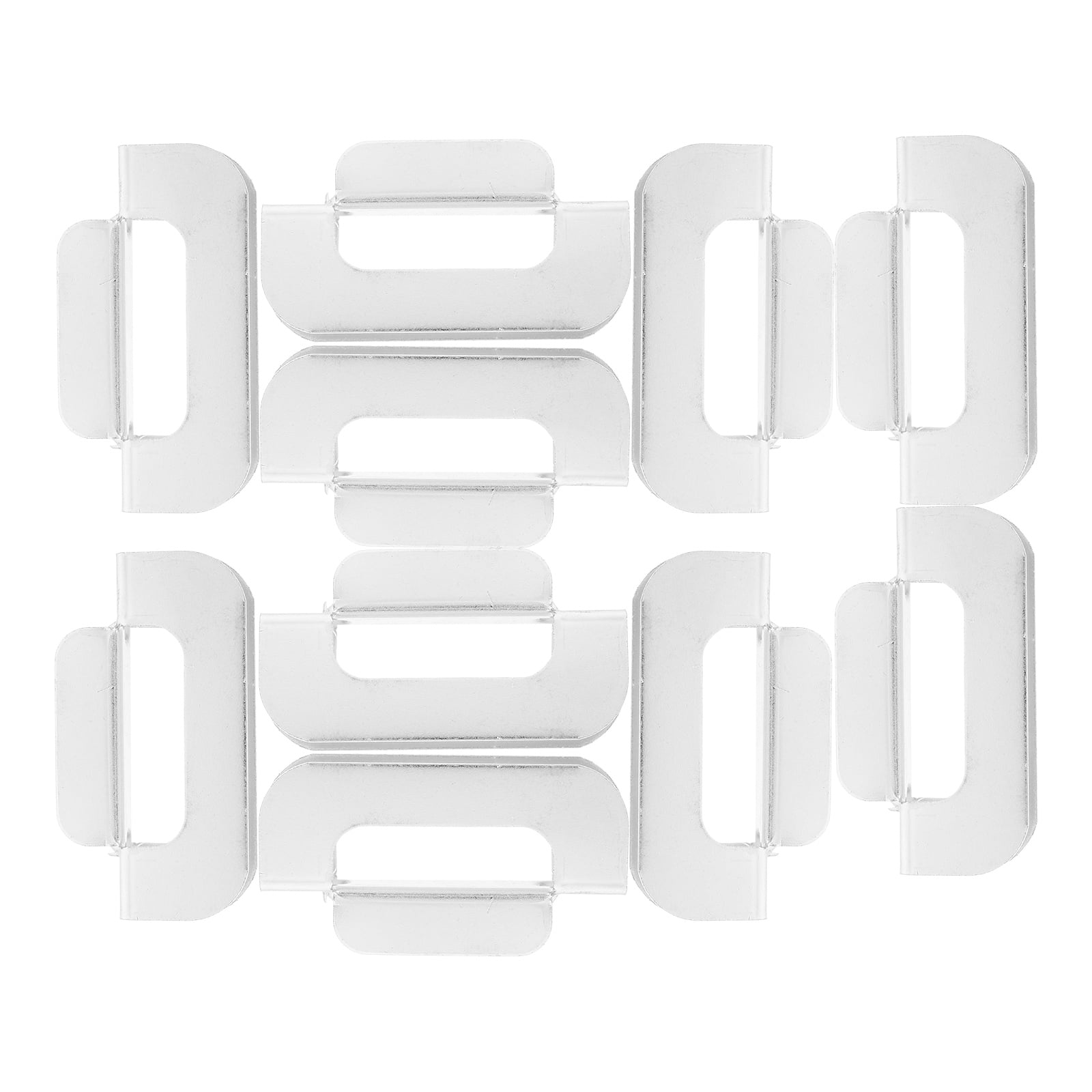 Worgeous 10pcs Tie Clip Plywood Clips Brackets Inner Width Gauge Steel ...