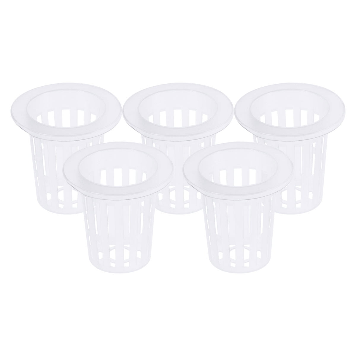 Worgeous 10pcs Translucent Pots Slotted Mesh Soilless Culture Vegetable ...